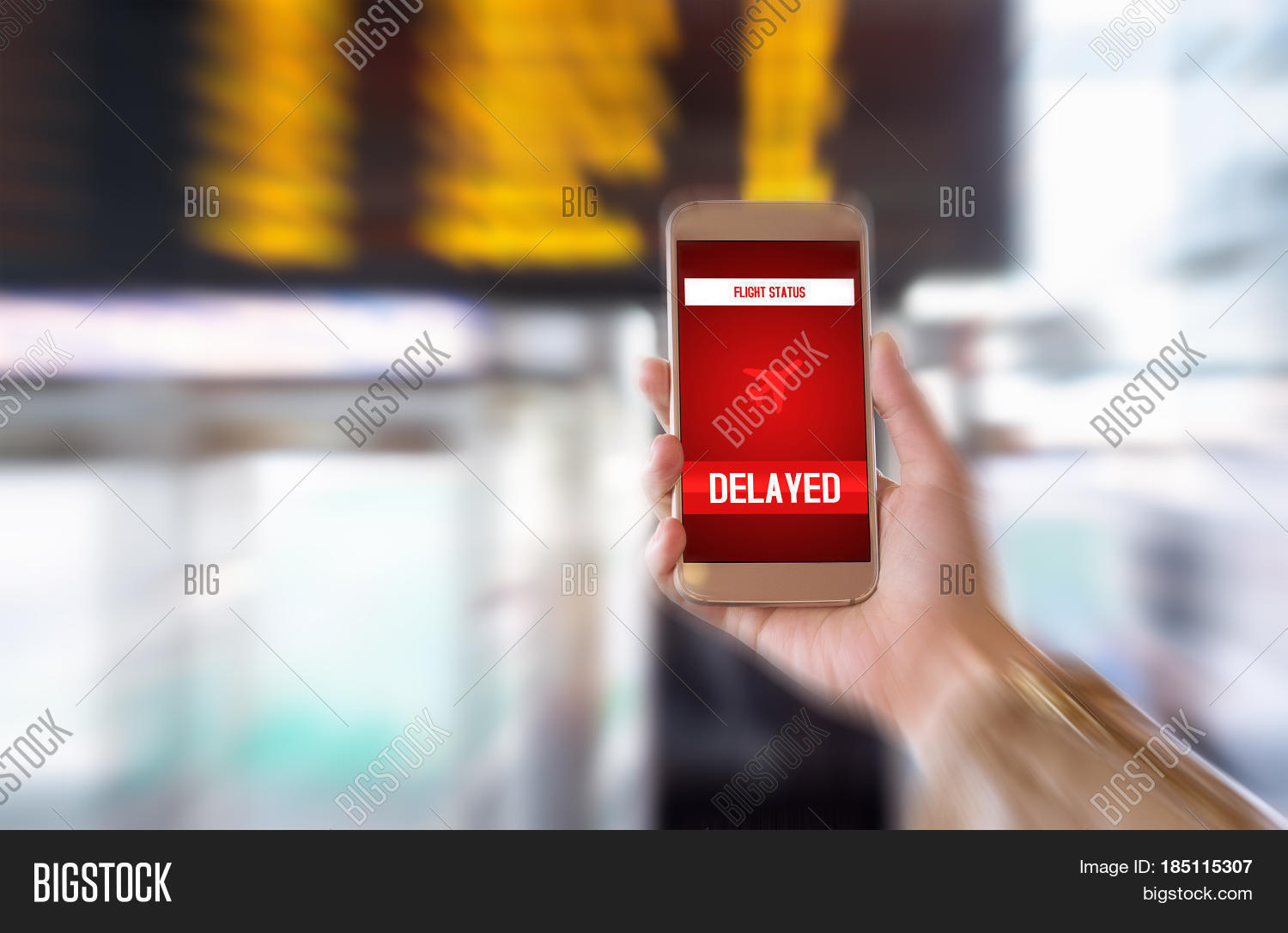 Flight Delayed. Delay Image & Photo (Free Trial) | Bigstock
