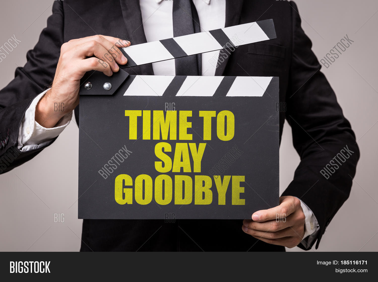 Time Say Goodbye Image & Photo (Free Trial) | Bigstock