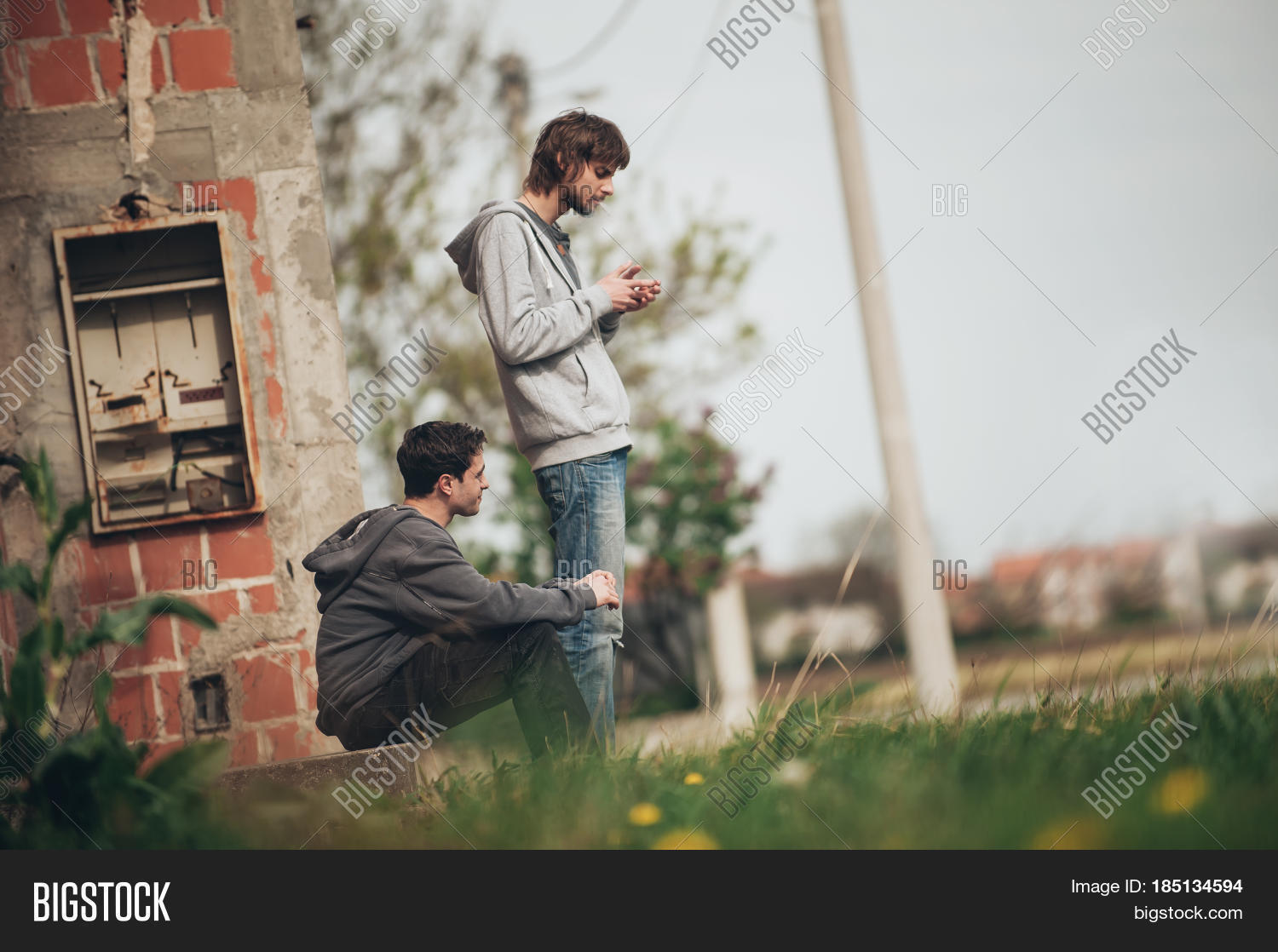 Two Friends Smoking Image & Photo (Free Trial) | Bigstock