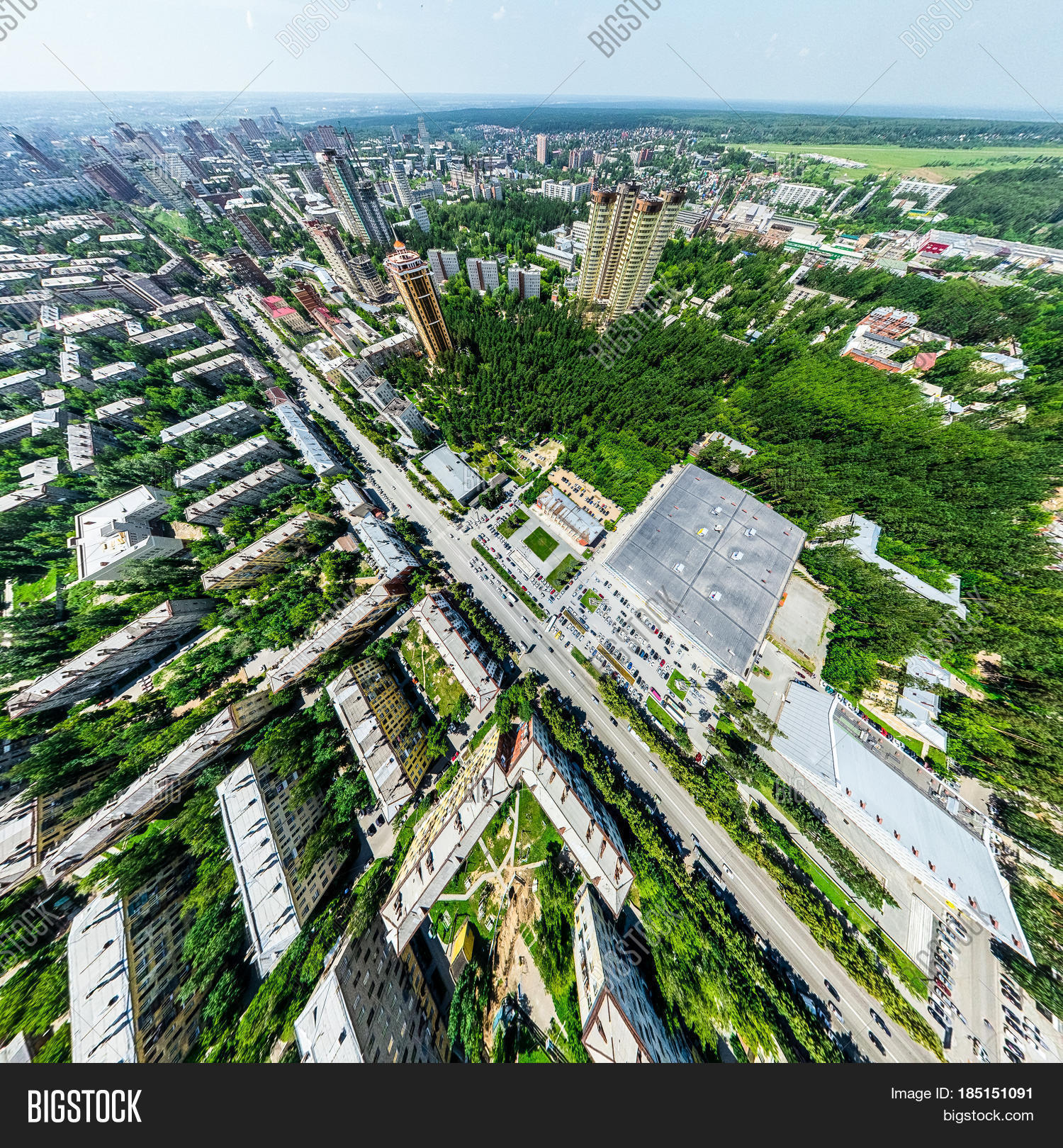 Aerial City View Image & Photo (Free Trial) | Bigstock
