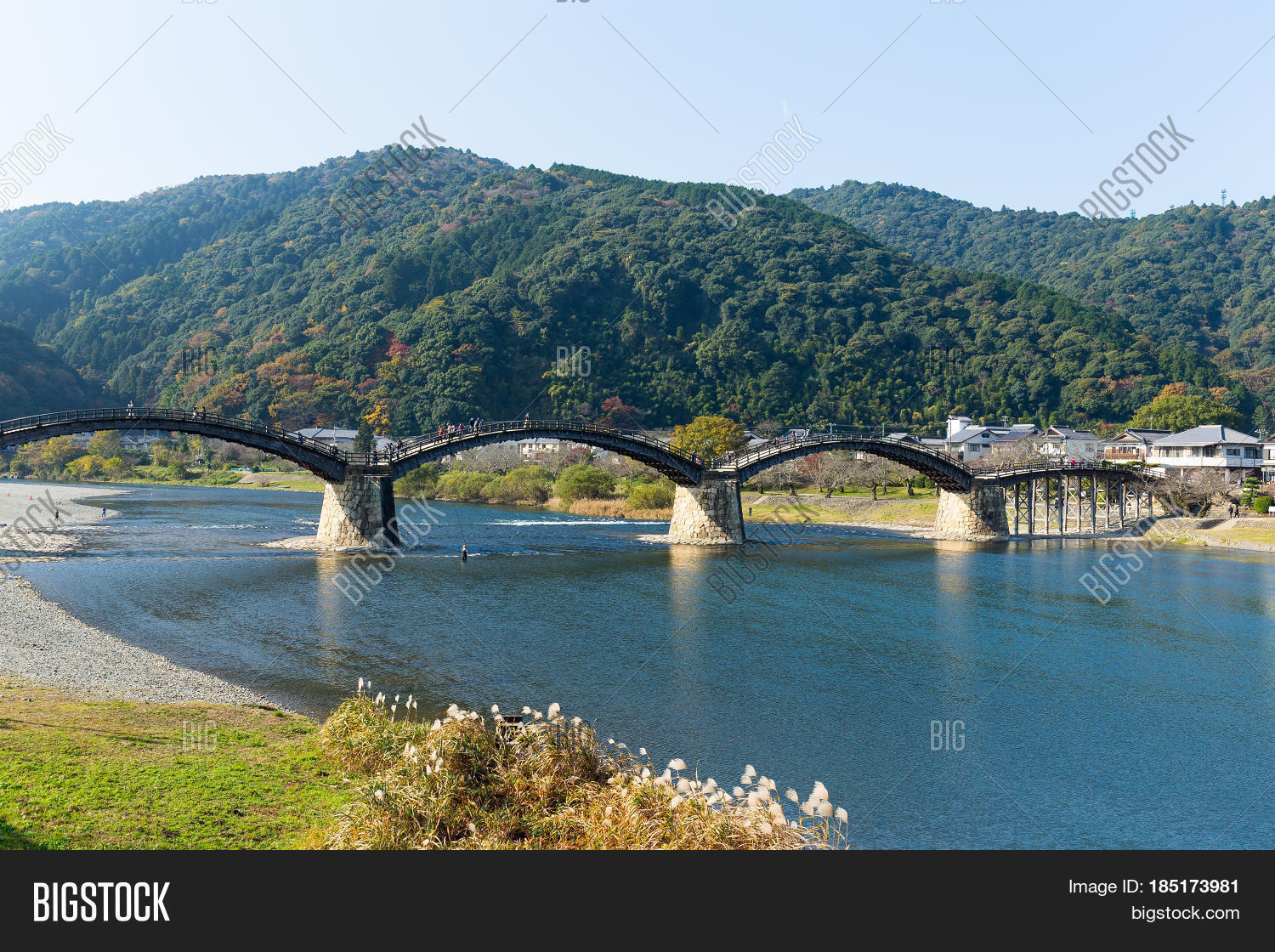 Japanese Kintai Bridge Image & Photo (Free Trial) | Bigstock