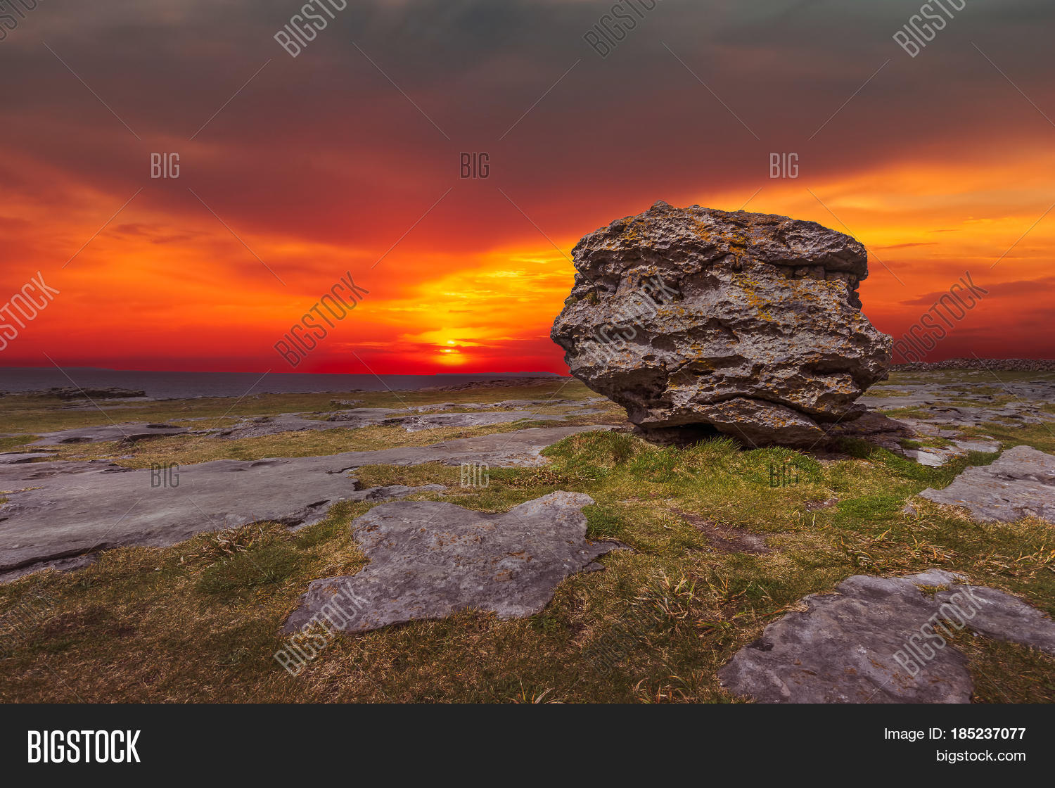Huge Limestone Glacial Image & Photo (Free Trial) | Bigstock