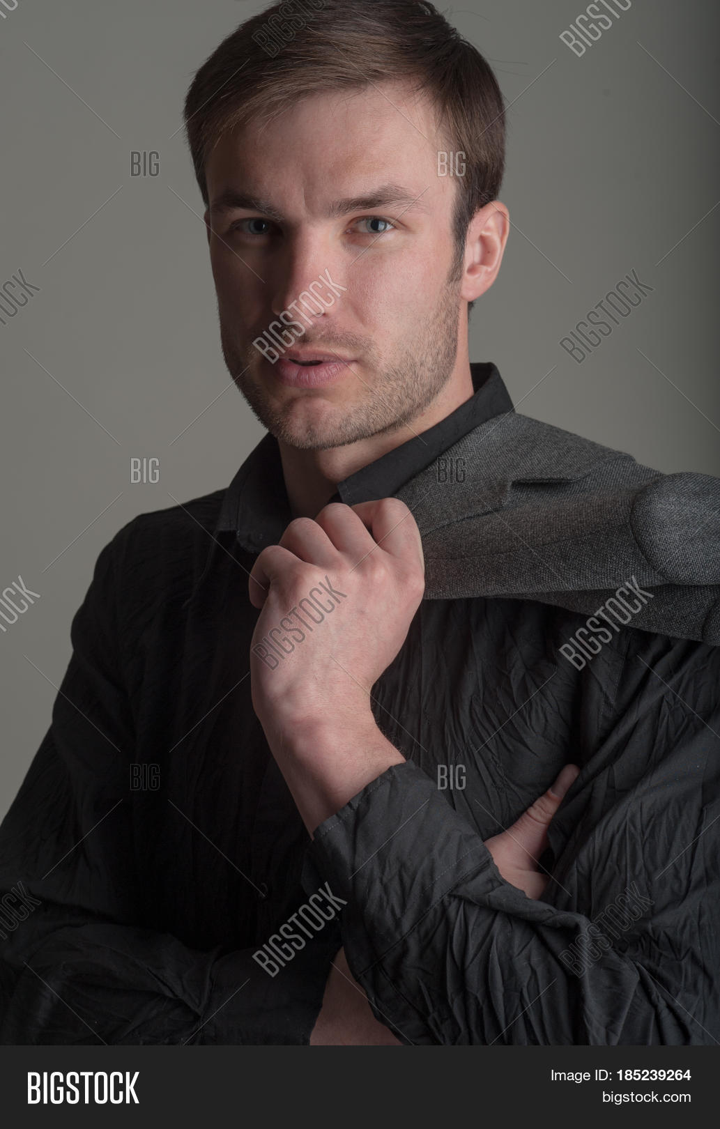 Imagen y foto Portrait Handsome (prueba gratis) | Bigstock