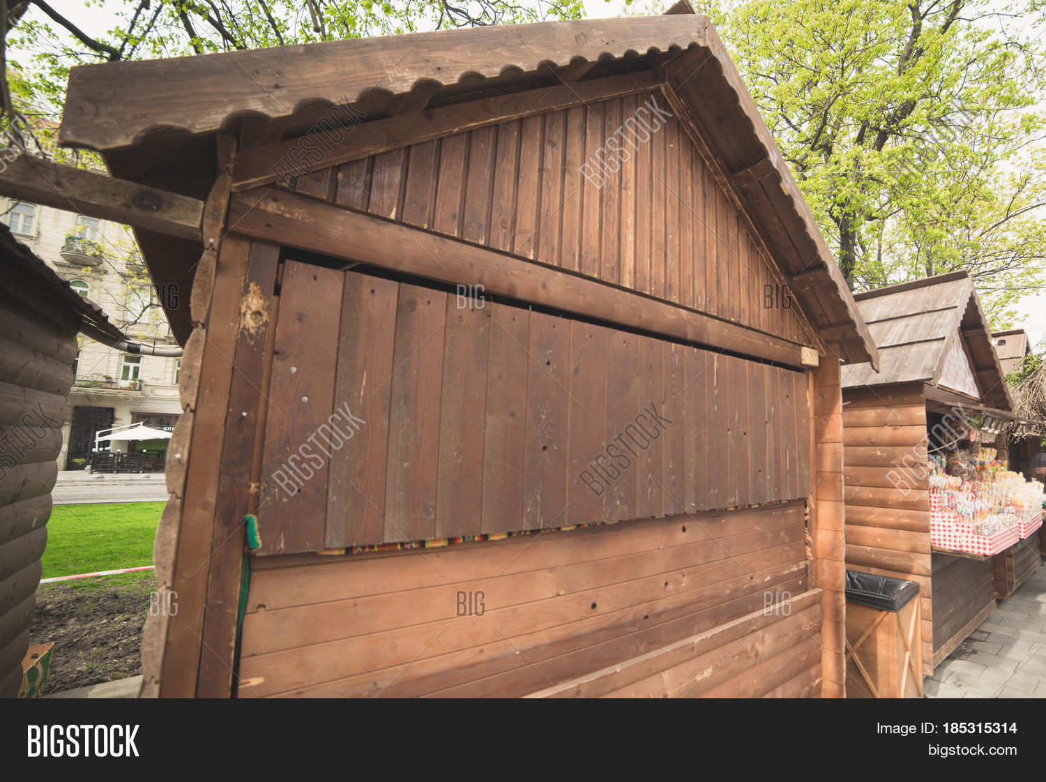 Closed Wooden Stall Image & Photo (Free Trial) | Bigstock