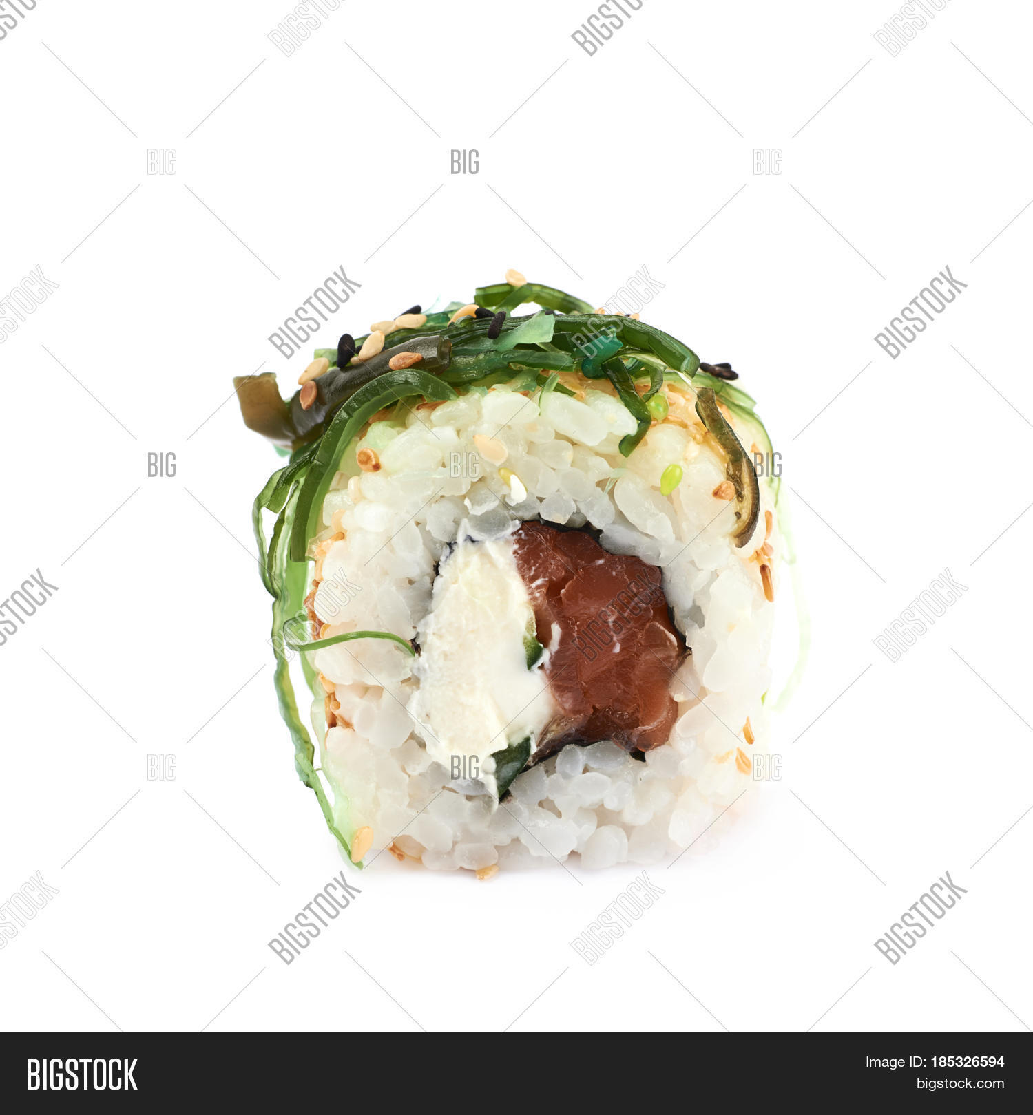 Sea Weed Sushi Tuna Image & Photo (Free Trial) | Bigstock