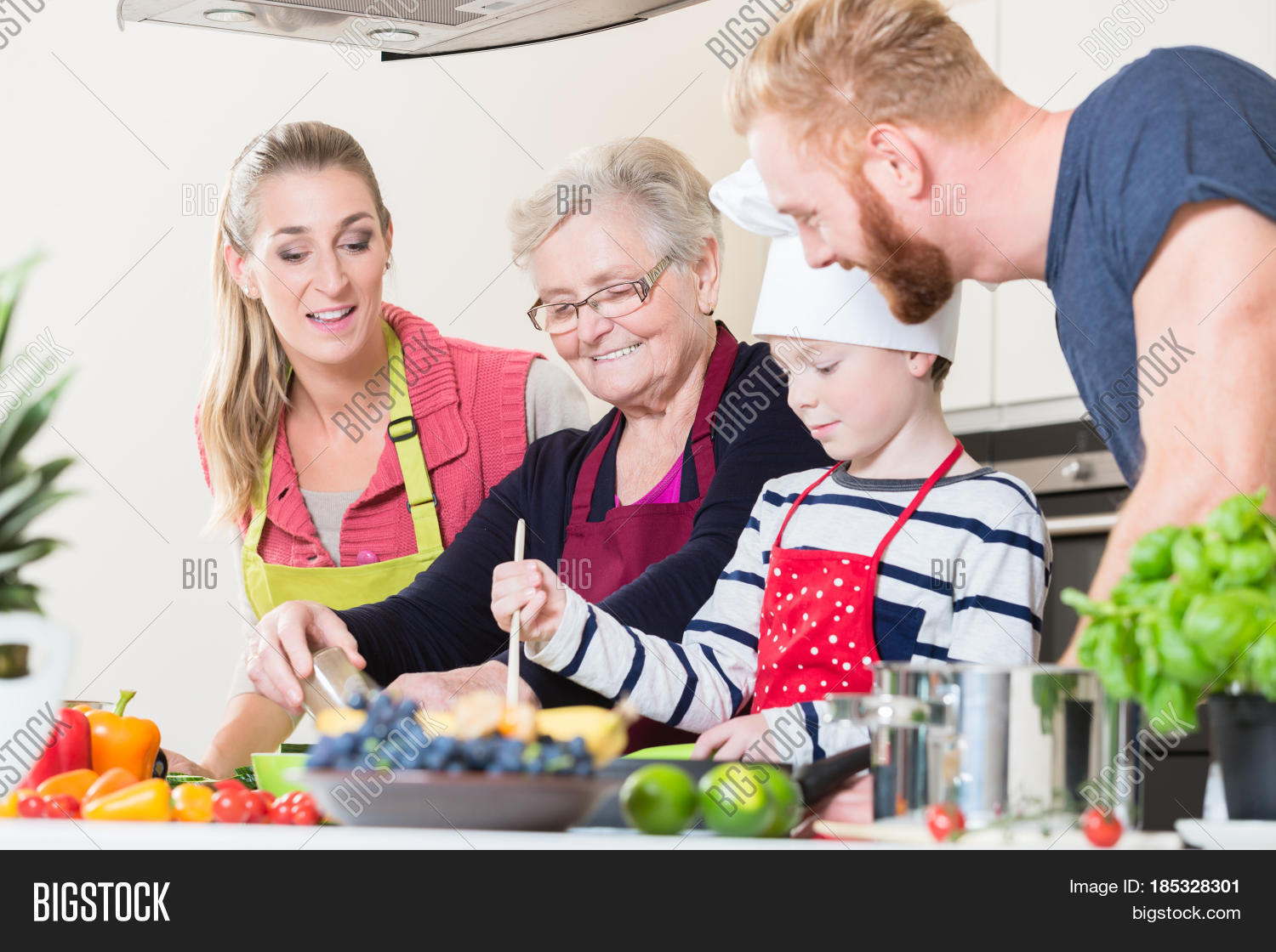 Family Cooking Image & Photo (Free Trial) | Bigstock