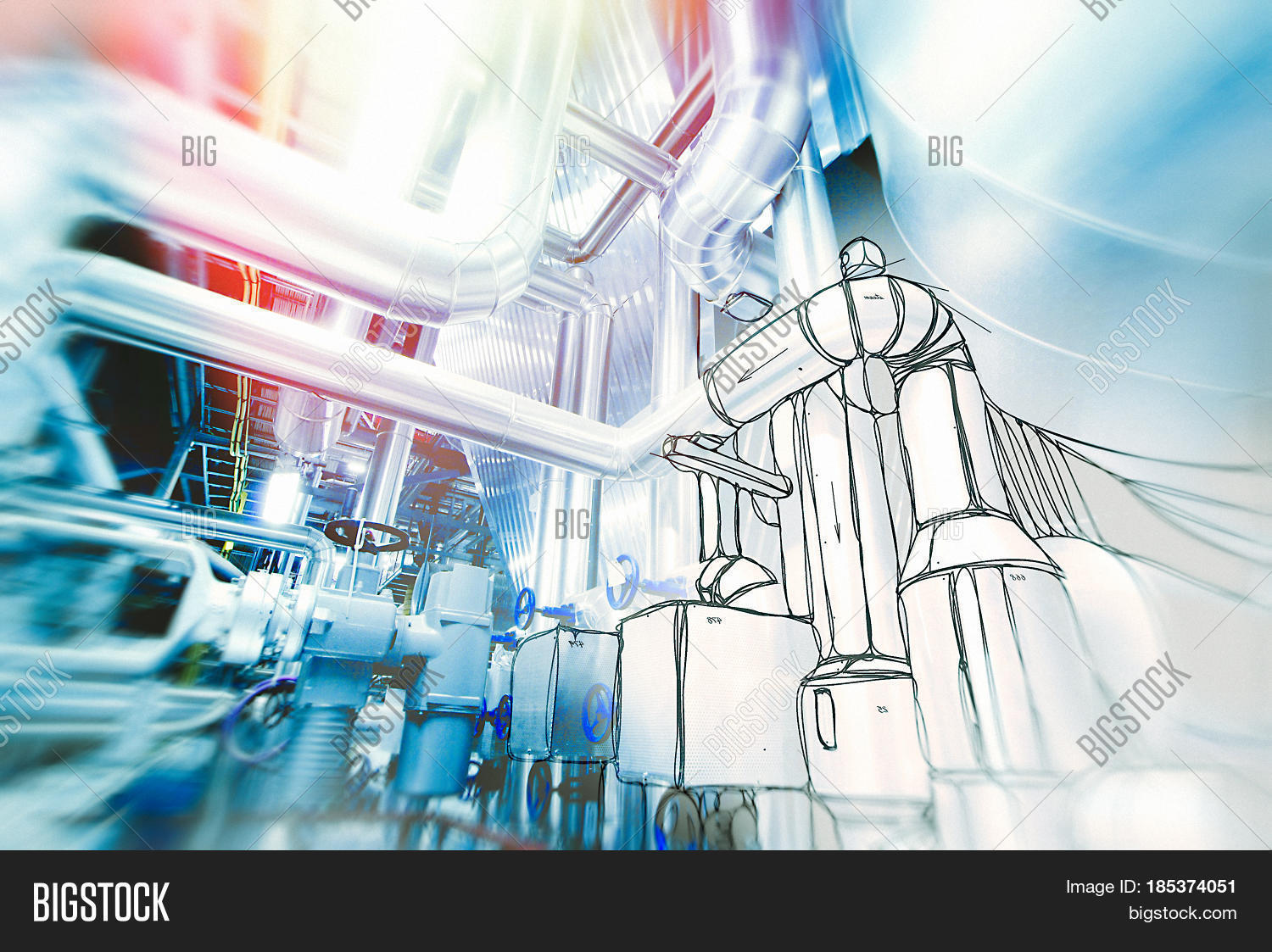 Sketch Piping Design Image & Photo (Free Trial) | Bigstock