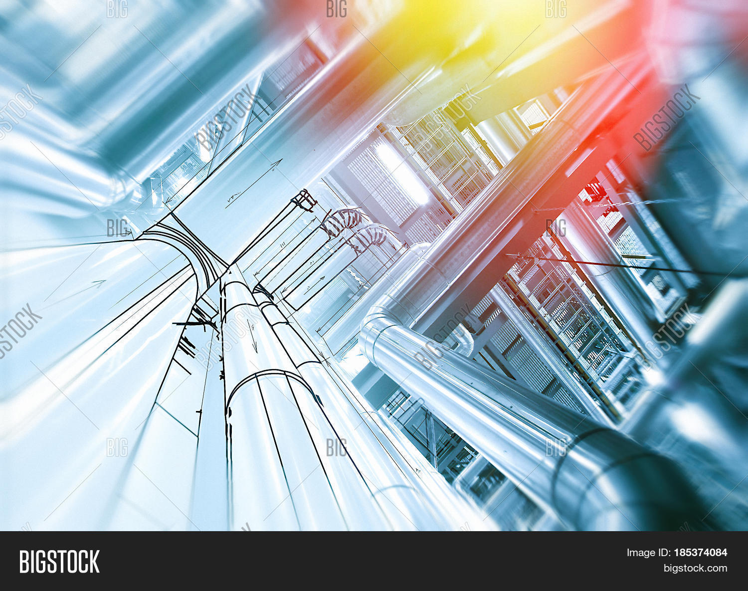 Sketch Piping Design Image & Photo (Free Trial) | Bigstock