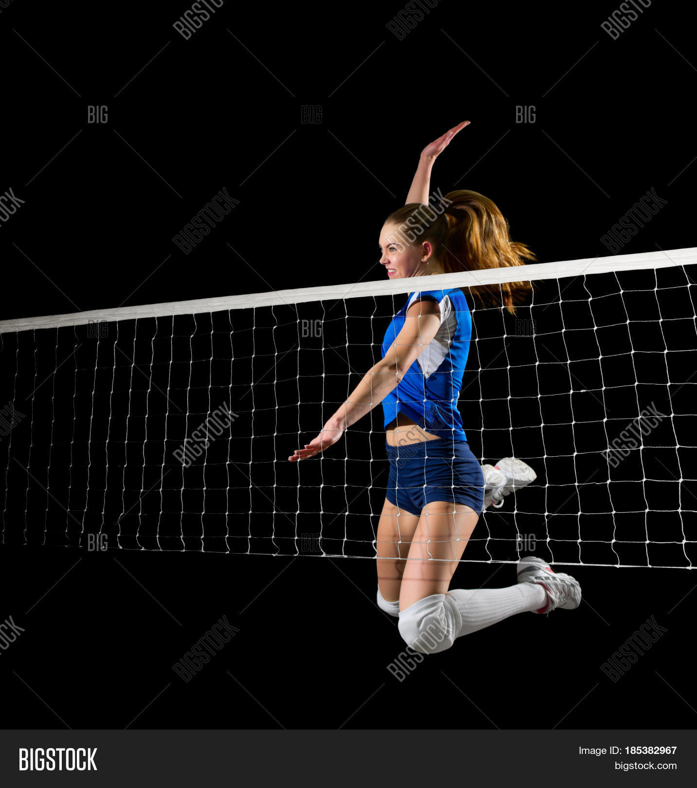 Young Girl Volleyball Image & Photo (Free Trial) | Bigstock