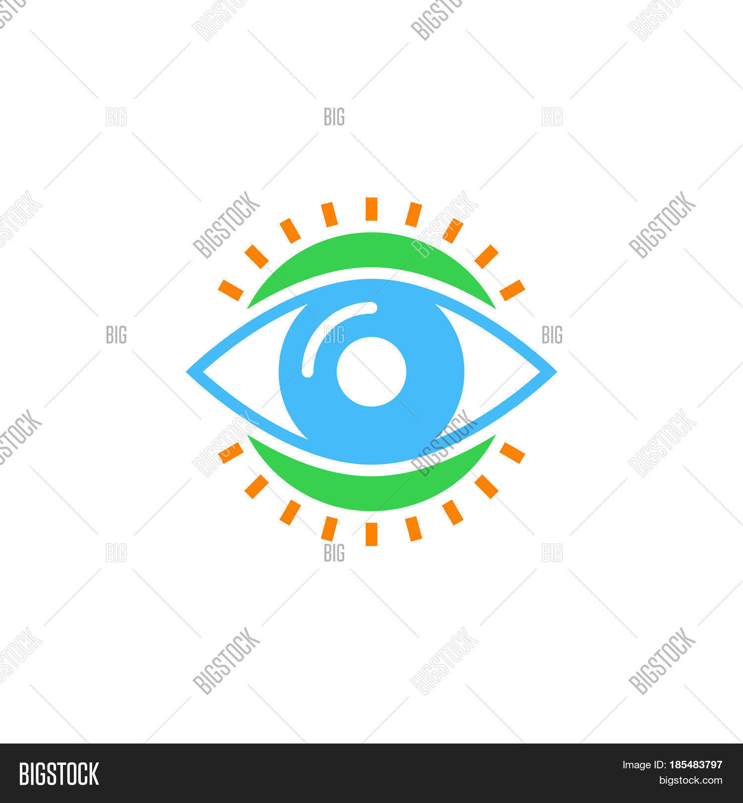 Ophthalmology Symbol Vector & Photo (Free Trial) | Bigstock