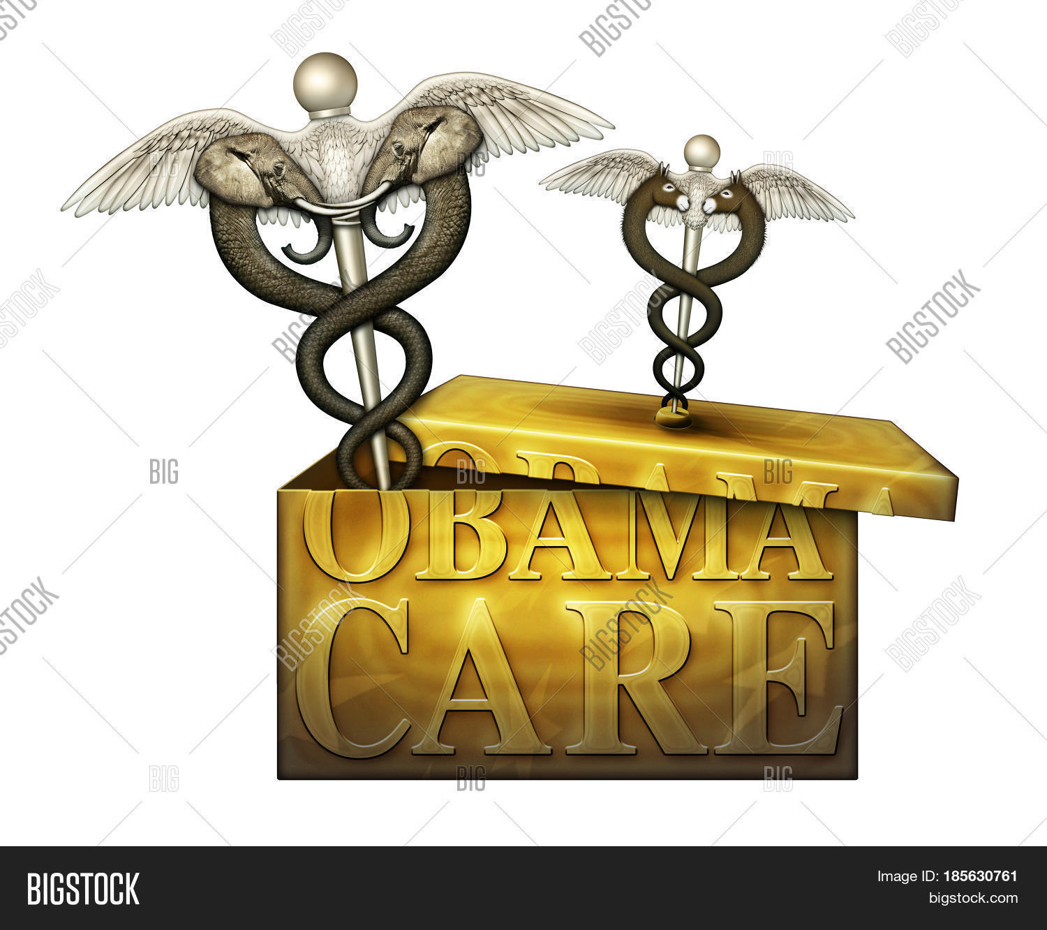 Obamacare Box Image & Photo (Free Trial) | Bigstock