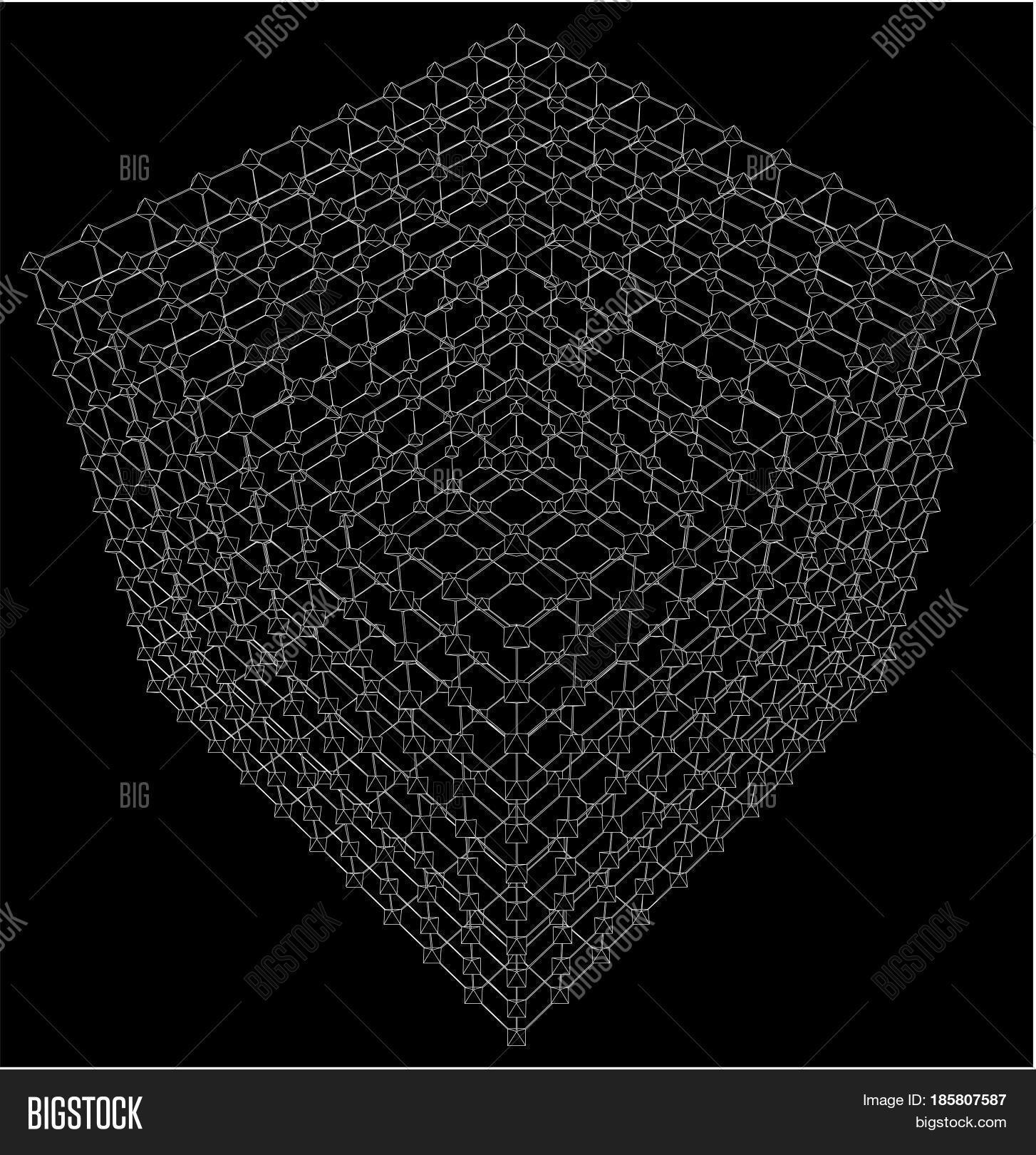 Cube Line Edges Octa Vector & Photo (Free Trial) | Bigstock