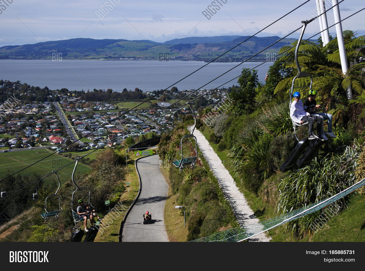 Skyline Rotorua Luge Image & Photo (Free Trial) | Bigstock