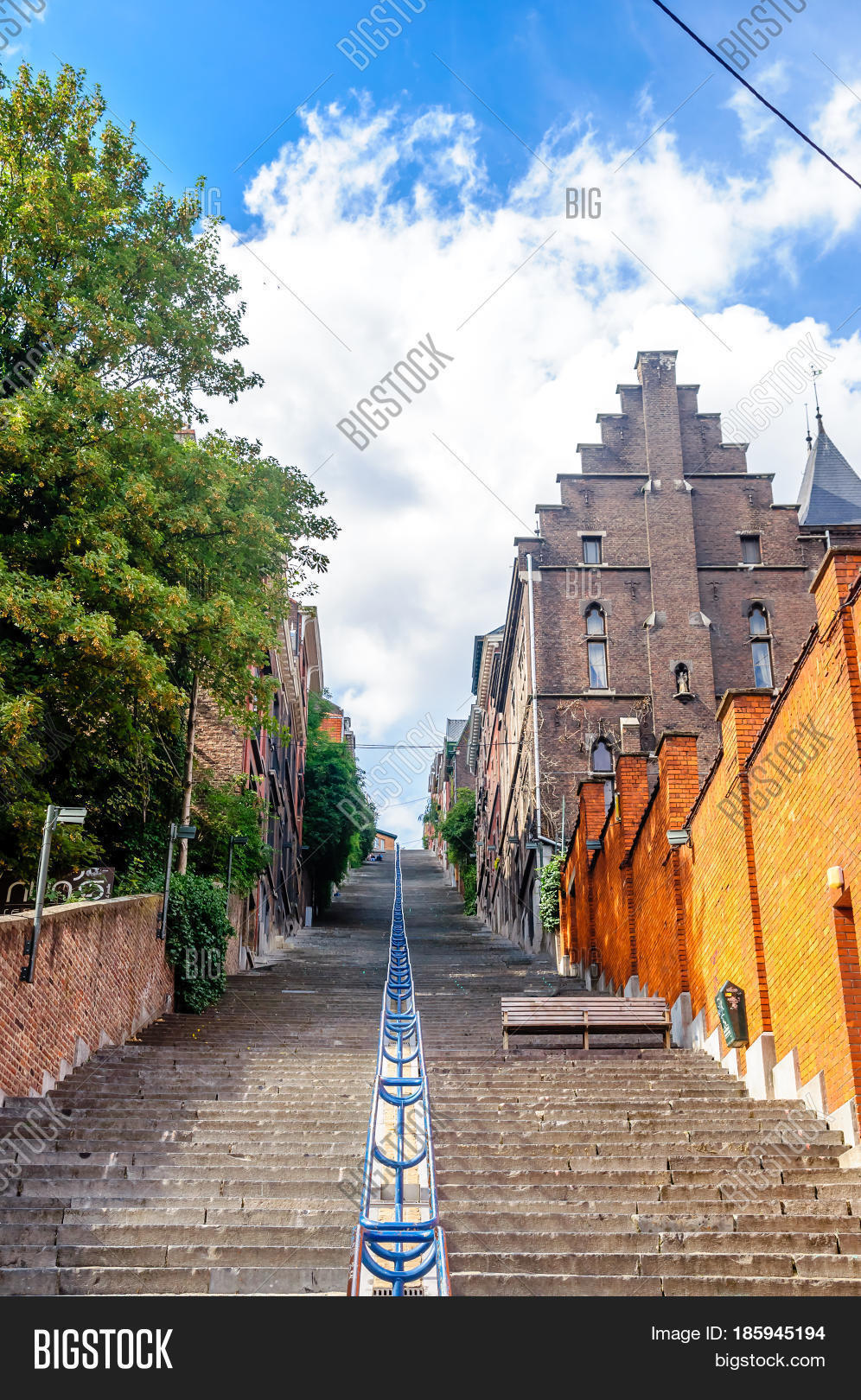 View On Liege Stairs Image & Photo (Free Trial) | Bigstock