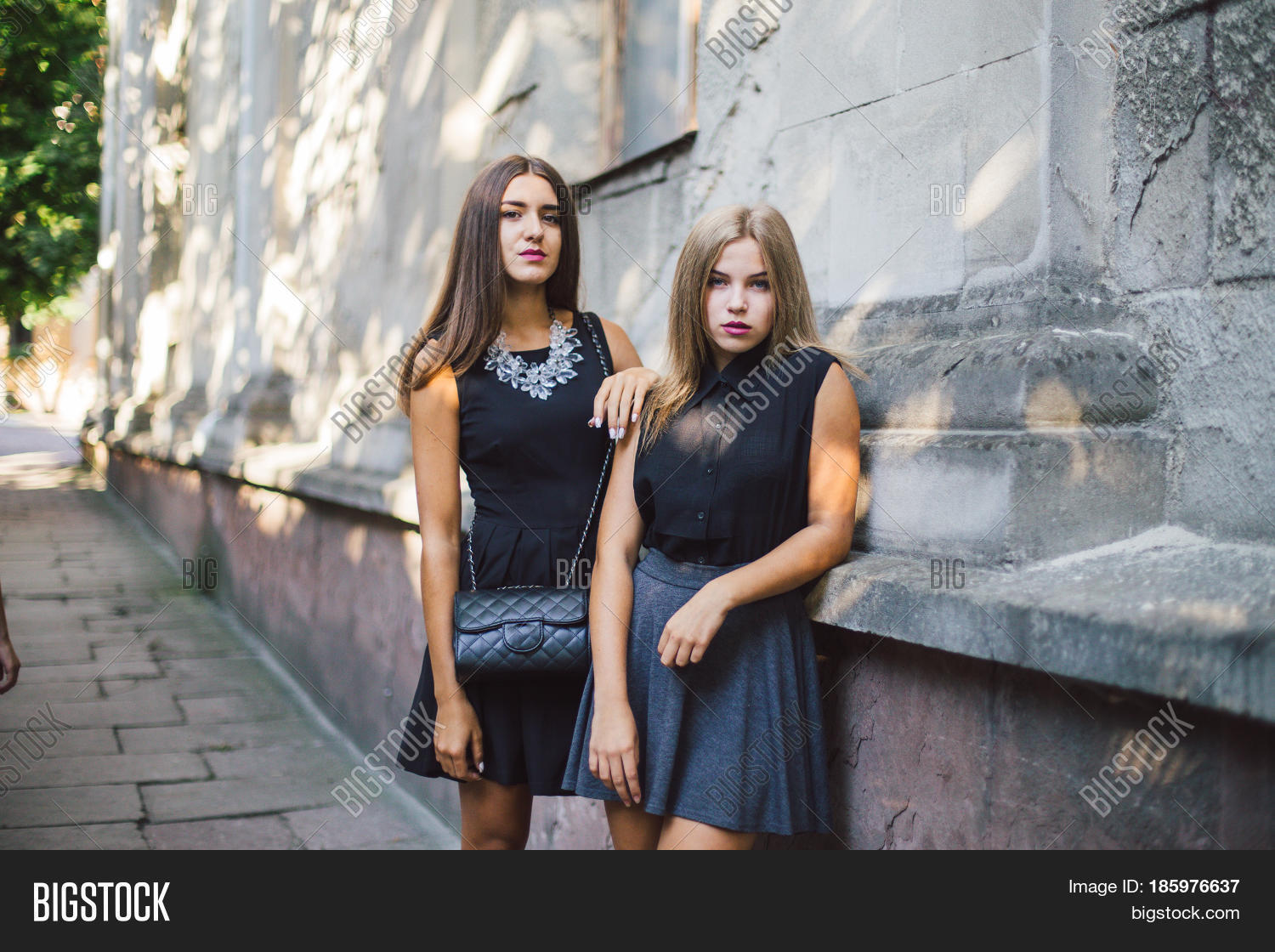 Two Beautiful Girls Image And Photo Free Trial Bigstock
