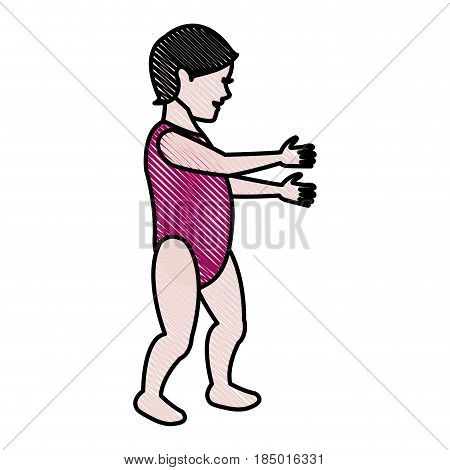 Drawing Cute Baby Vector & Photo (Free Trial) | Bigstock