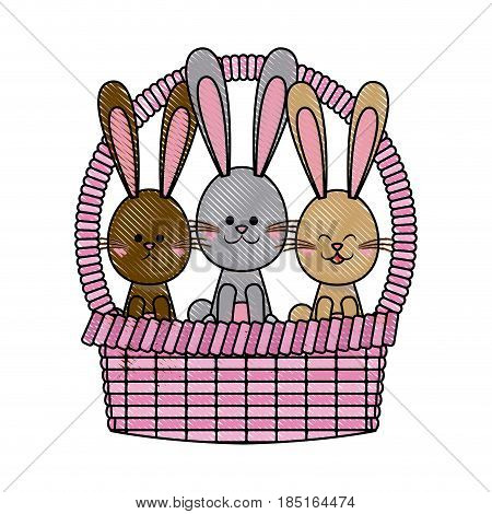Drawing Easter Basket Vector & Photo (Free Trial) | Bigstock
