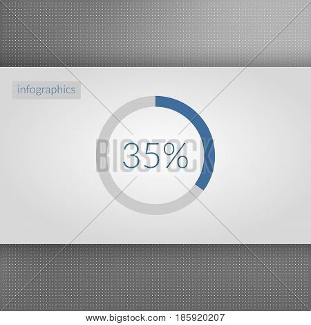 35 Percent Pie Chart Vector & Photo (Free Trial) | Bigstock
