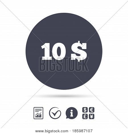 10 Dollars Sign Icon Vector & Photo (Free Trial) | Bigstock