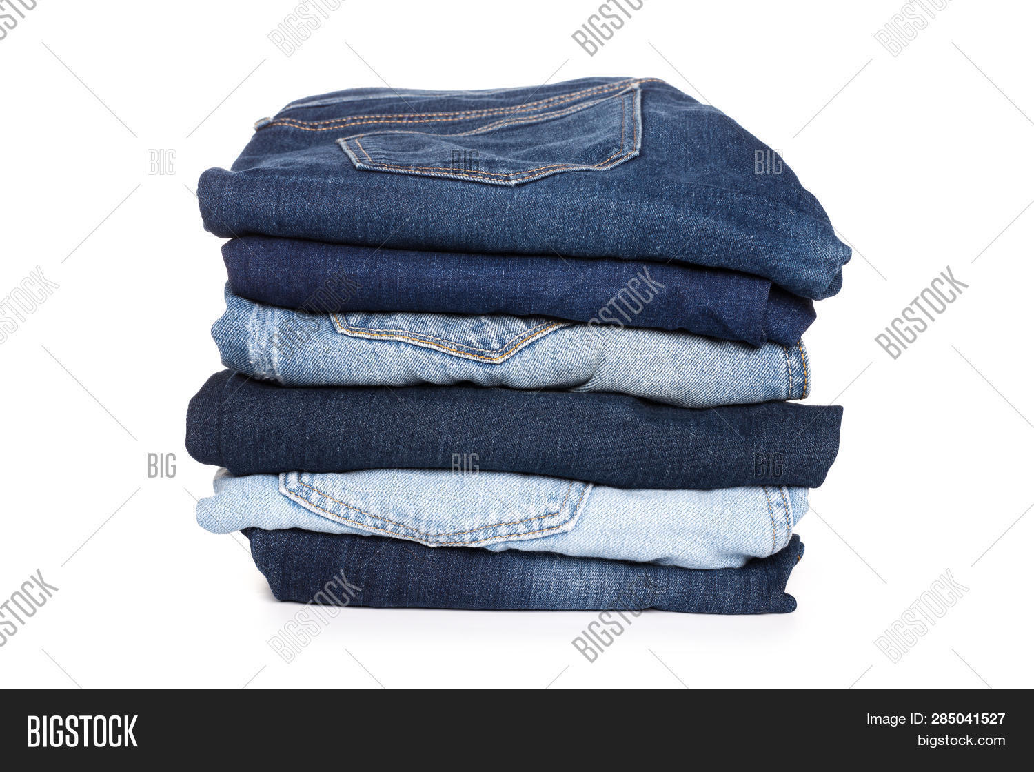 Stack Clothes Jeans Image & Photo (Free Trial) | Bigstock