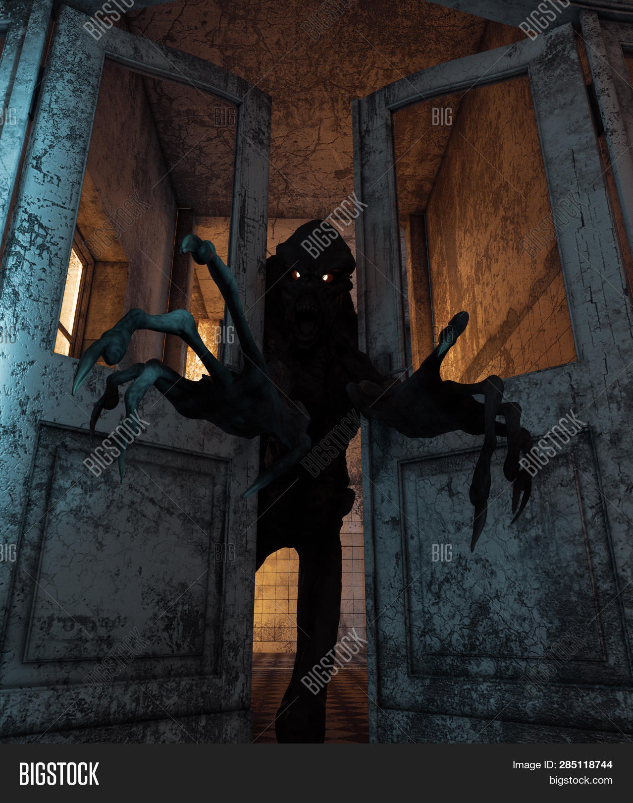 Creepy Monster Haunted Image & Photo (Free Trial) | Bigstock