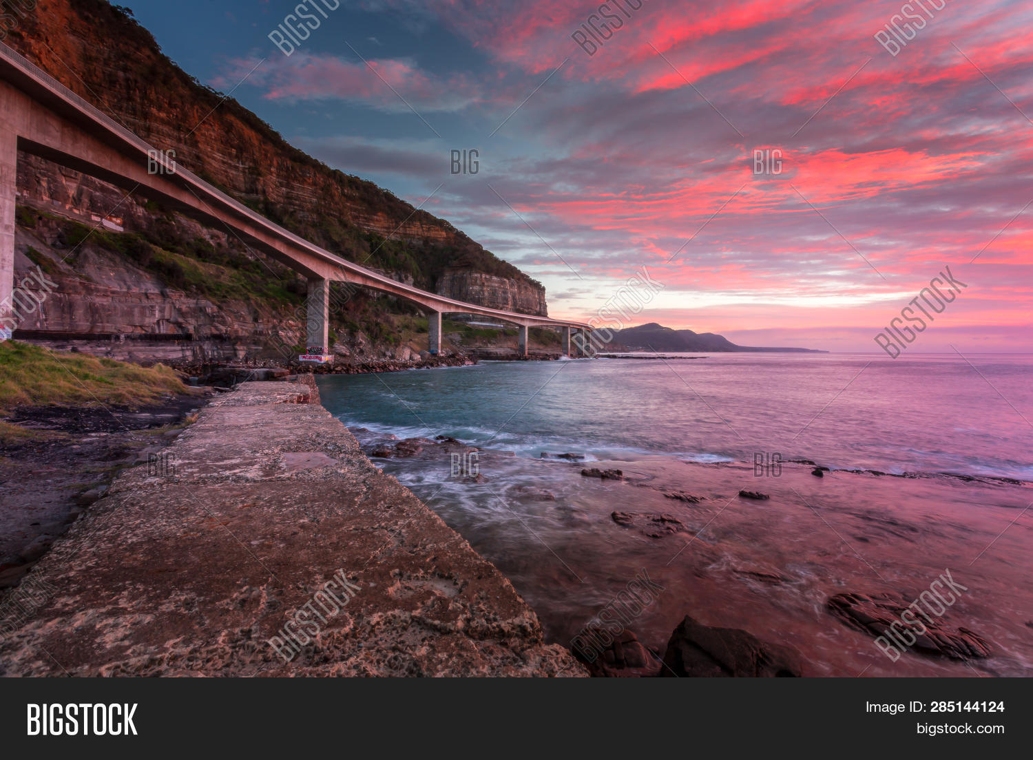 Sea Cliff Bridge Built Image & Photo (Free Trial) | Bigstock