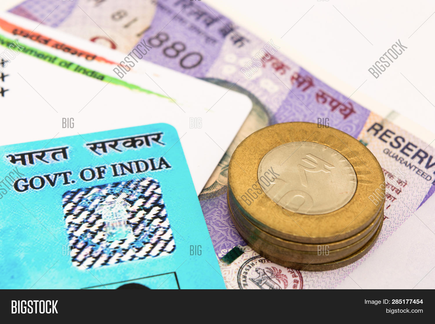 Aadhar Card Pan Card Image & Photo (Free Trial) | Bigstock