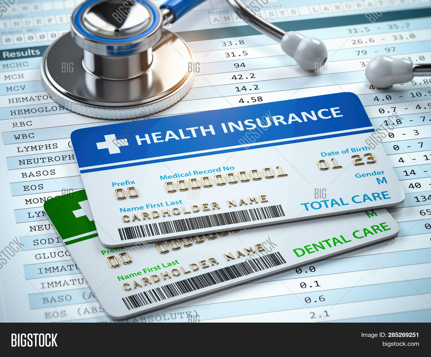 Health Insurance Cards Image & Photo (Free Trial) | Bigstock