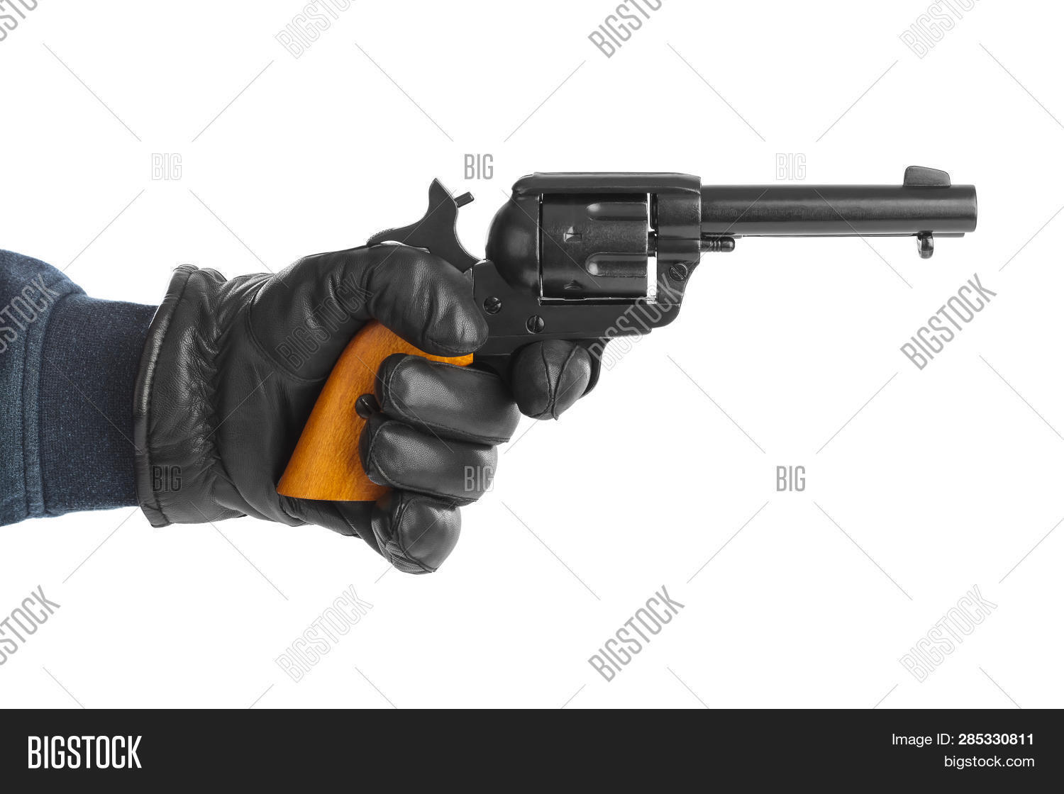 Hand Revolver Isolated Image & Photo (Free Trial) | Bigstock
