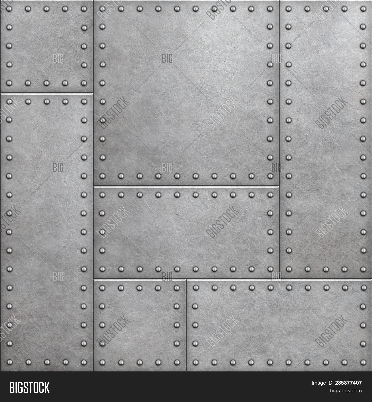 Metal Plate With Rivets