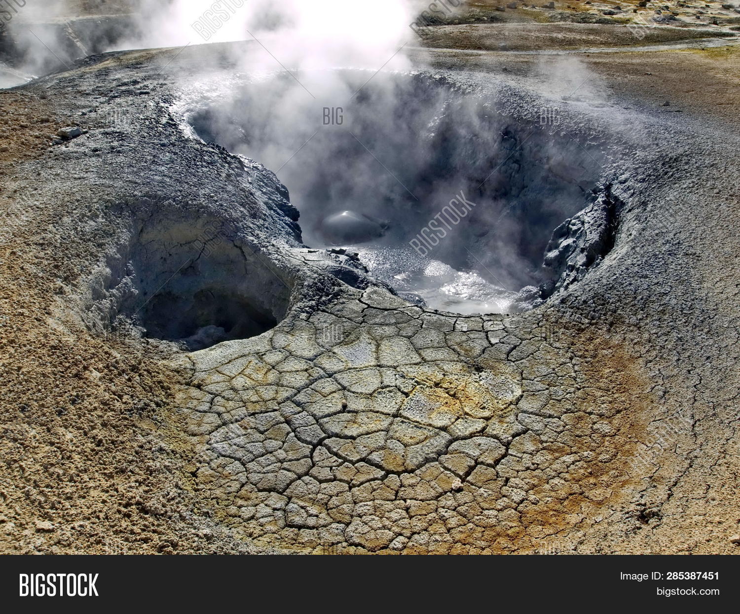 Active Mud Geyser. Image & Photo (Free Trial) | Bigstock