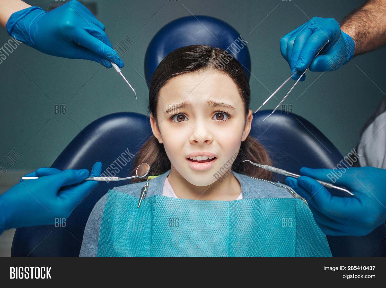 Scared Girl Sit Detal Image & Photo (Free Trial) | Bigstock