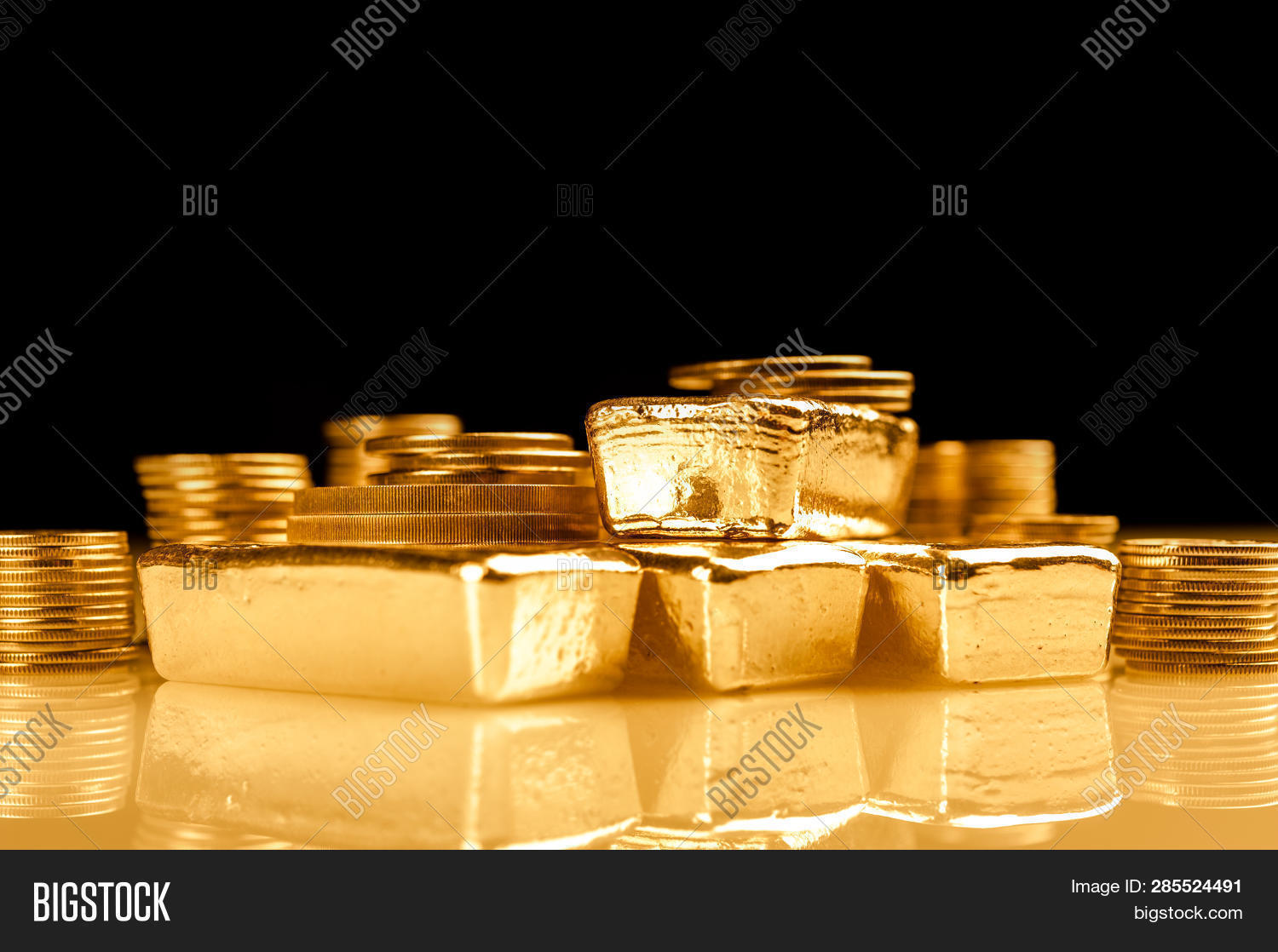 Gold Bars Stack Gold Image & Photo (Free Trial) | Bigstock