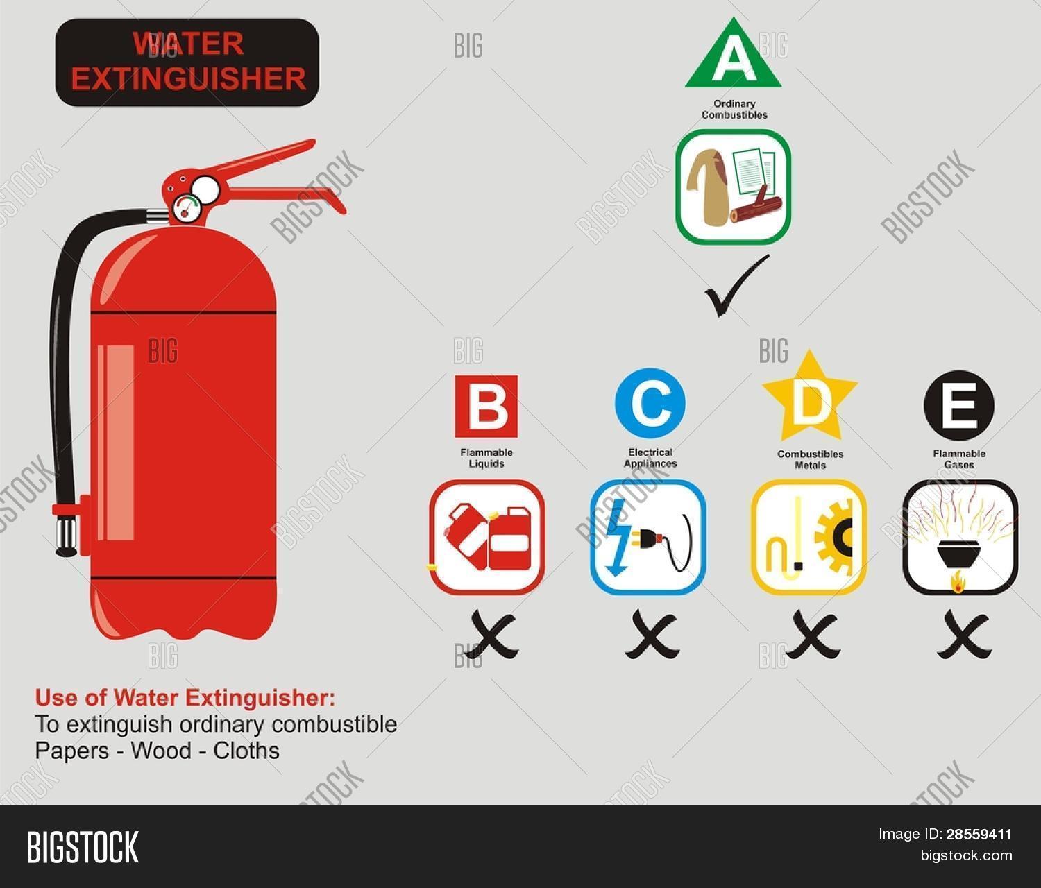 Vector y foto Vector - Extintor (prueba gratis) | Bigstock