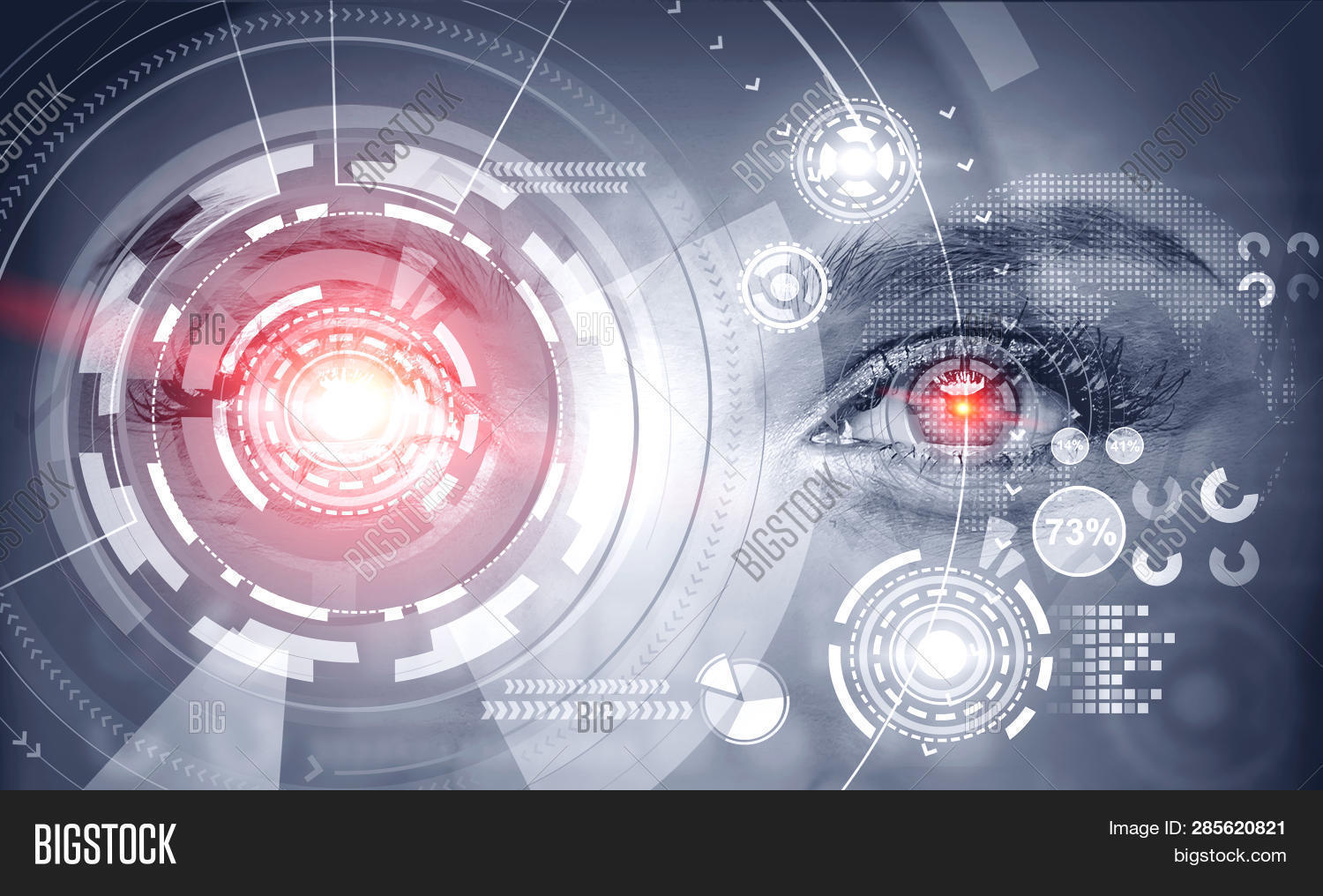 Woman Eyes Hud Image & Photo (Free Trial) | Bigstock