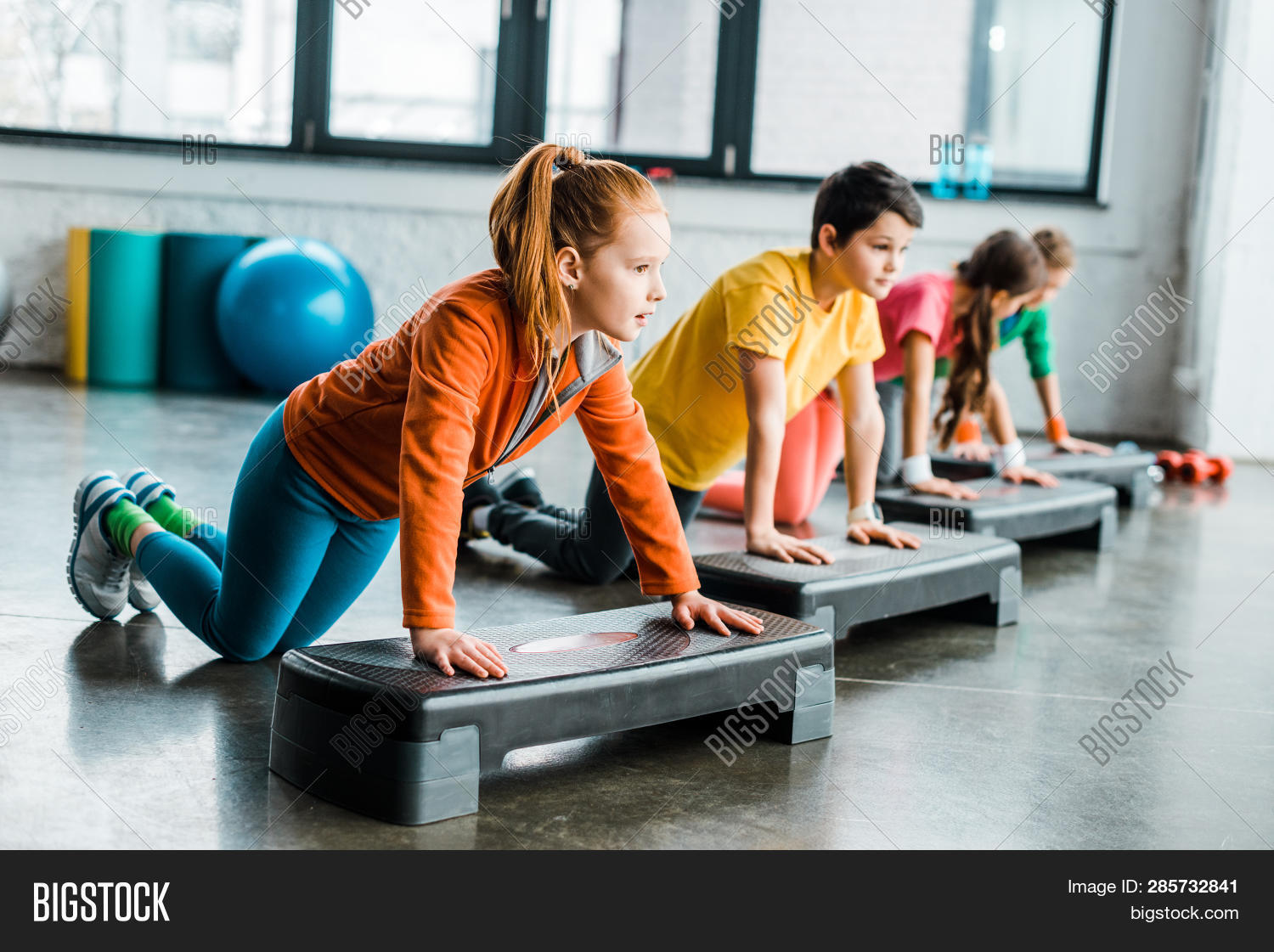 Kids Using Step Image & Photo (Free Trial) | Bigstock