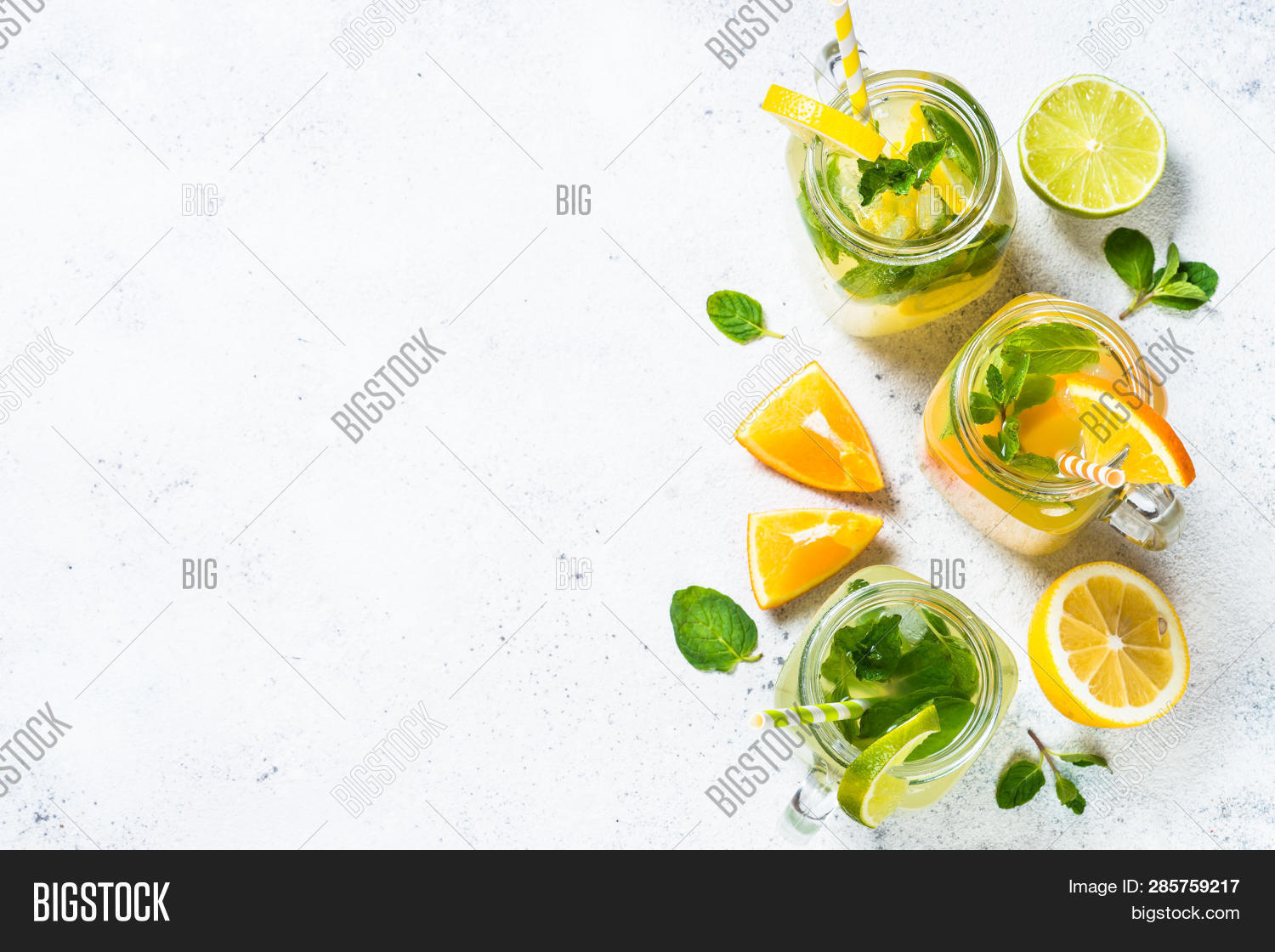 Lemonade Set. Lemonade Image & Photo (Free Trial) | Bigstock