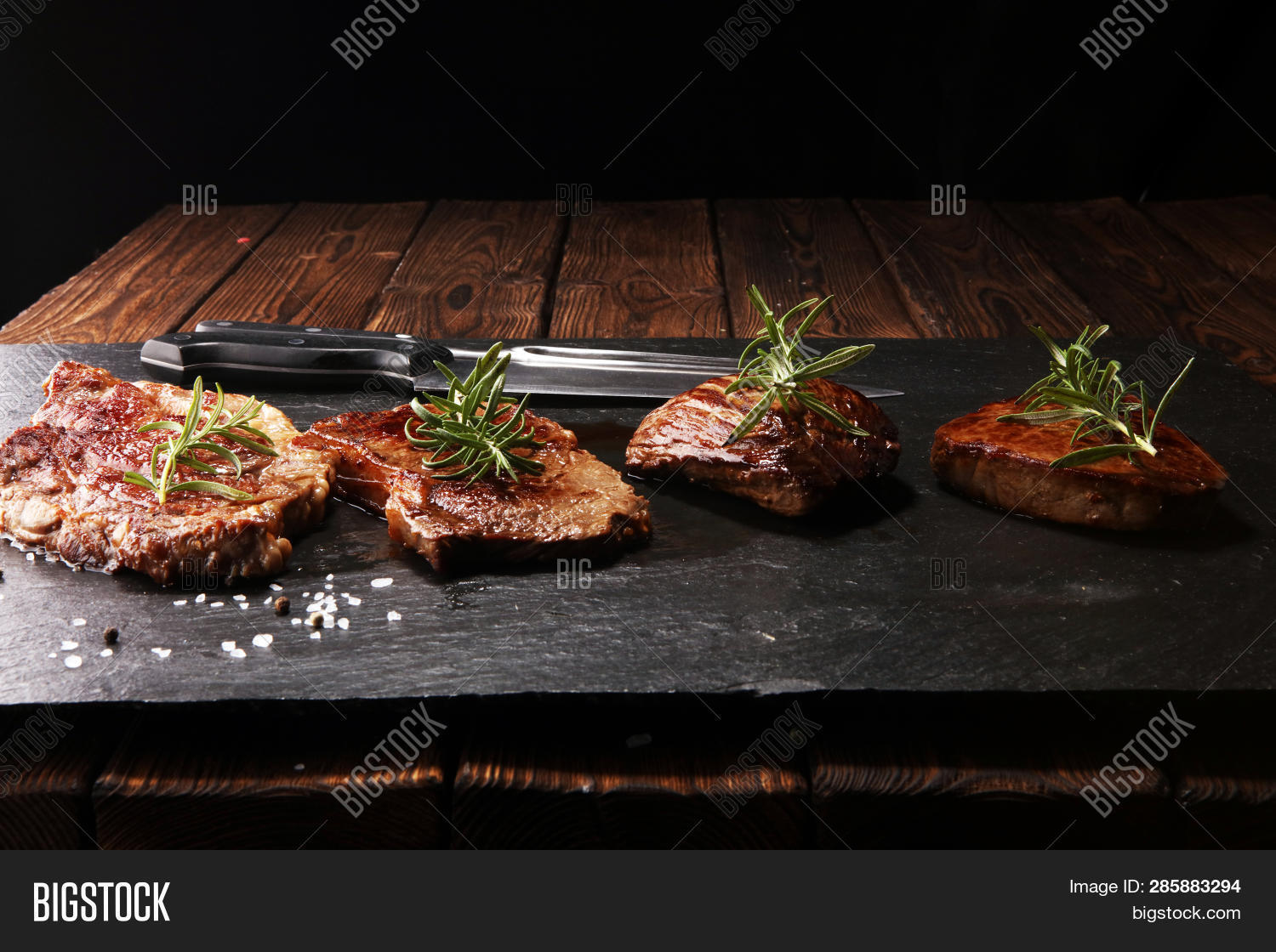 Barbecue Rib Eye Steak Image & Photo (Free Trial) | Bigstock