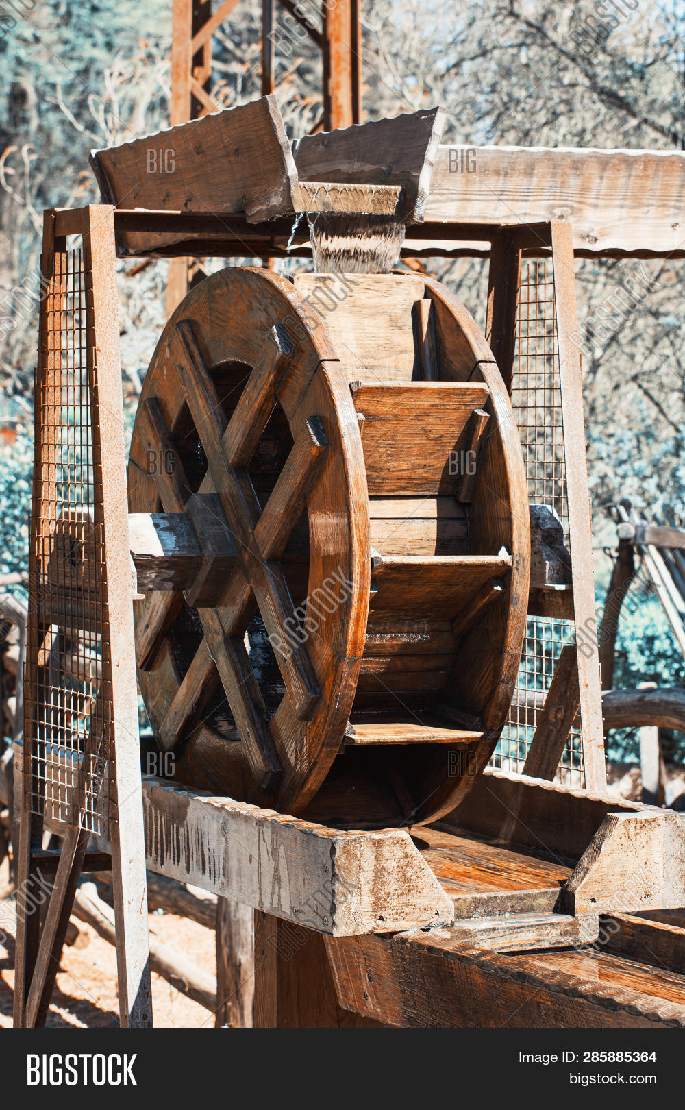 Wooden Watermill Image & Photo (Free Trial) | Bigstock