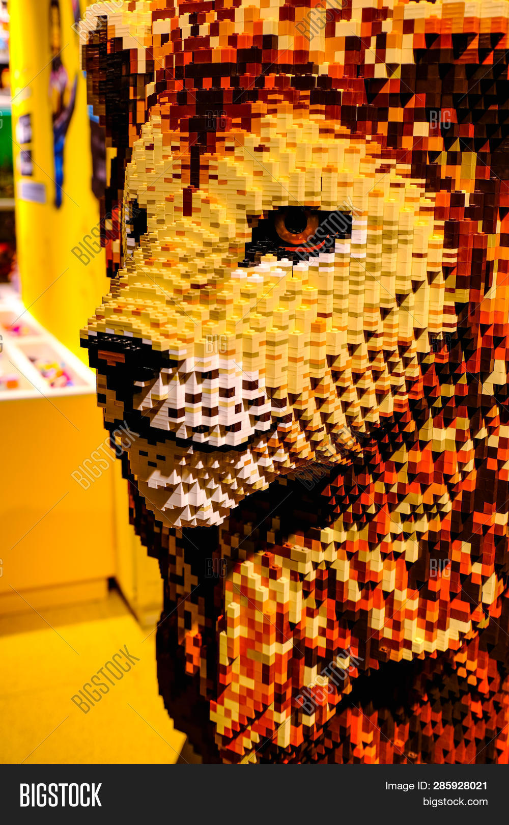 Lion Made Lego Bricks Image & Photo (Free Trial) | Bigstock