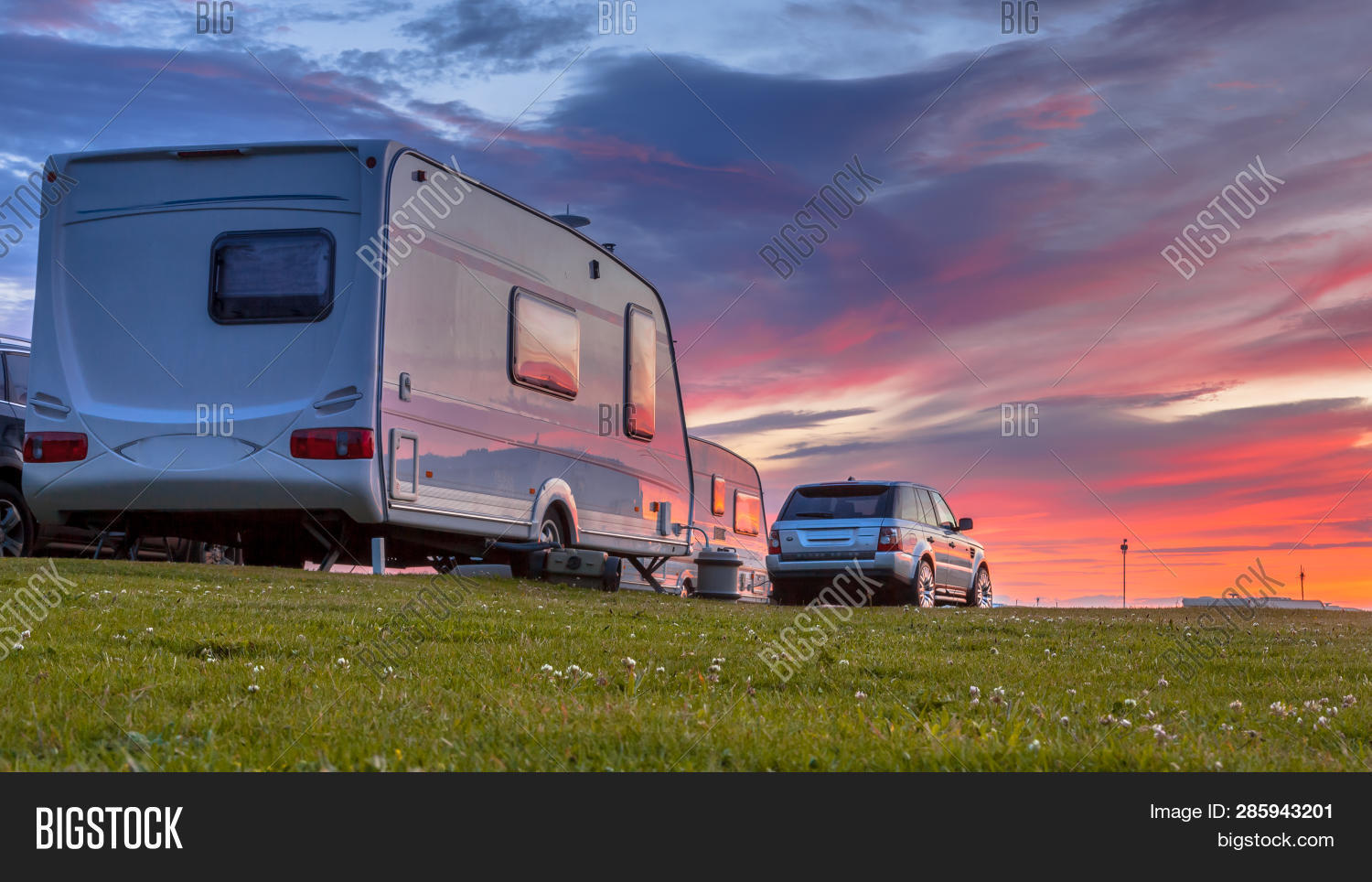Camping Caravans Cars Image & Photo (Free Trial) | Bigstock