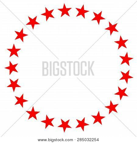 Red Star Circle Icon Image & Photo (Free Trial) | Bigstock