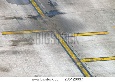 Yellow Line Painting Image & Photo (Free Trial) | Bigstock