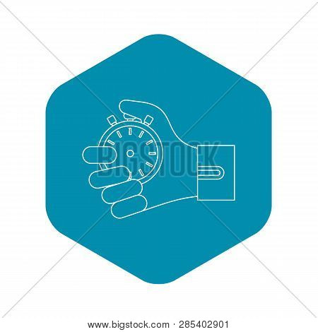 Stopwatch Hand Icon. Vector & Photo (Free Trial) | Bigstock