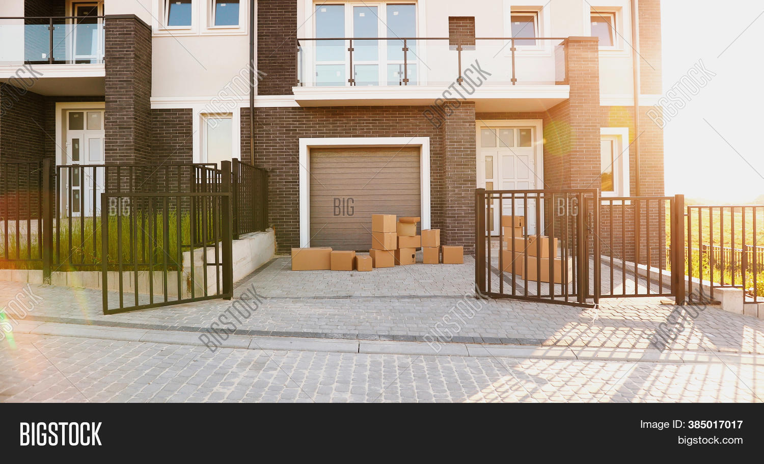 Front View New House. Image & Photo (Free Trial) | Bigstock