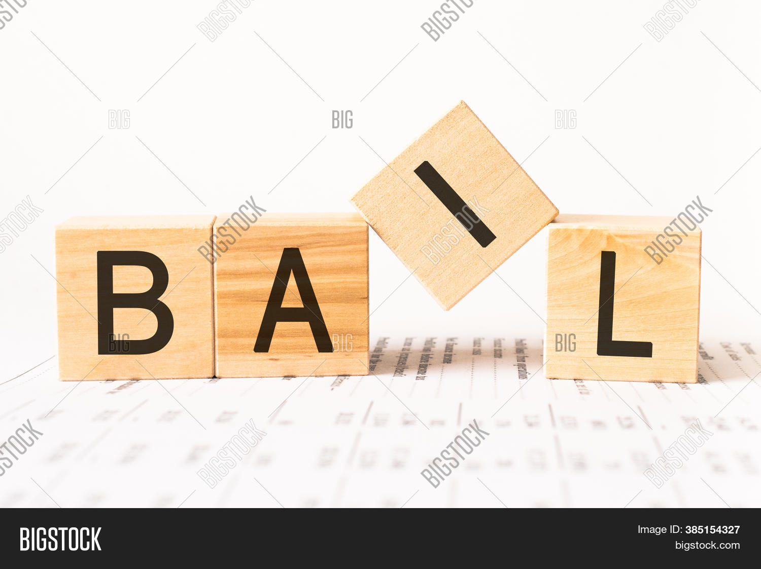 Word Bail. Wooden Image & Photo (Free Trial) | Bigstock