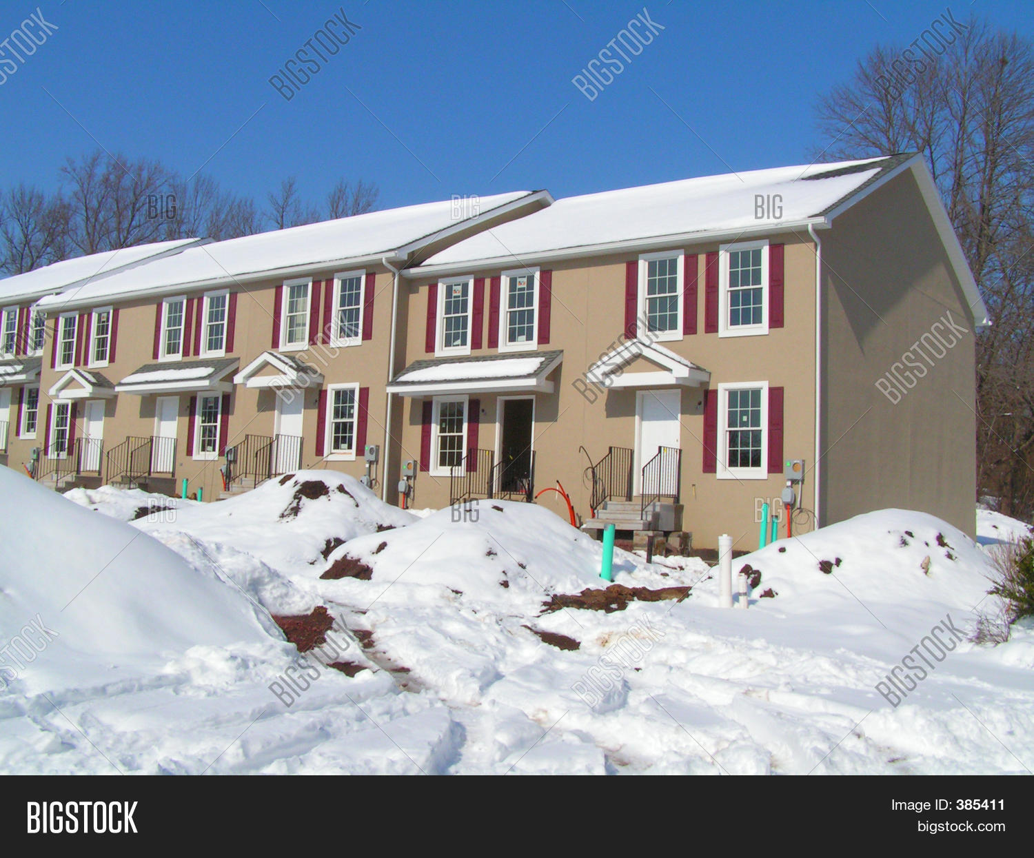 Townhouse Construction Image & Photo (Free Trial) | Bigstock