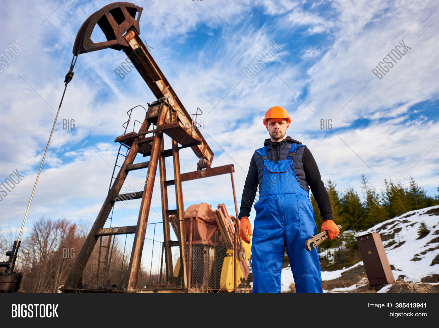 Portrait Oil Well Image & Photo (Free Trial) | Bigstock