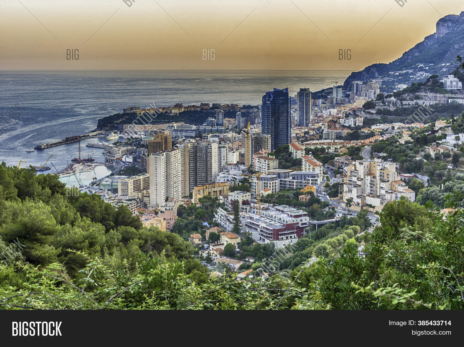Panoramic View Monaco Image & Photo (Free Trial) | Bigstock