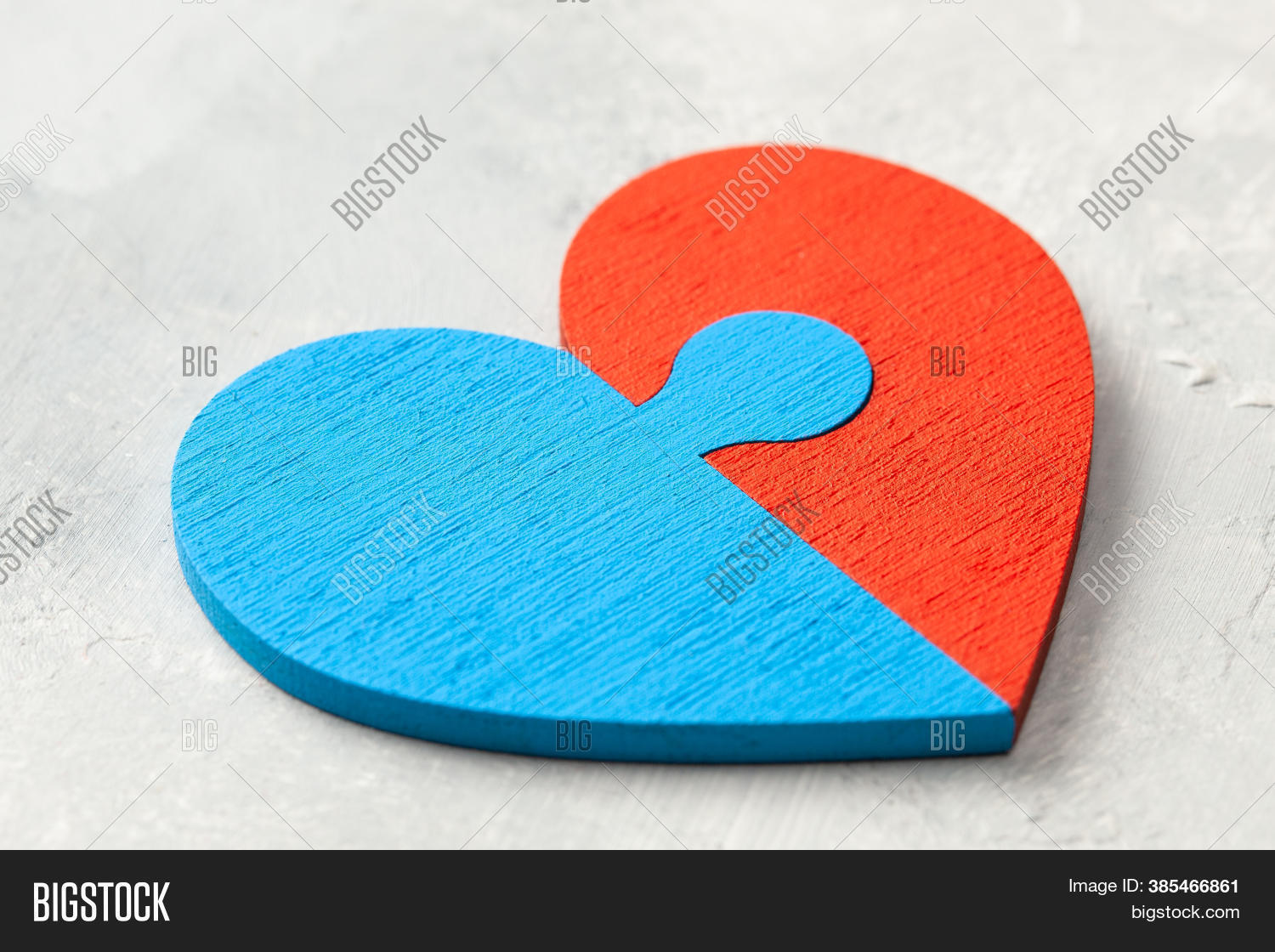 Heart Puzzle Two Image & Photo (Free Trial) | Bigstock